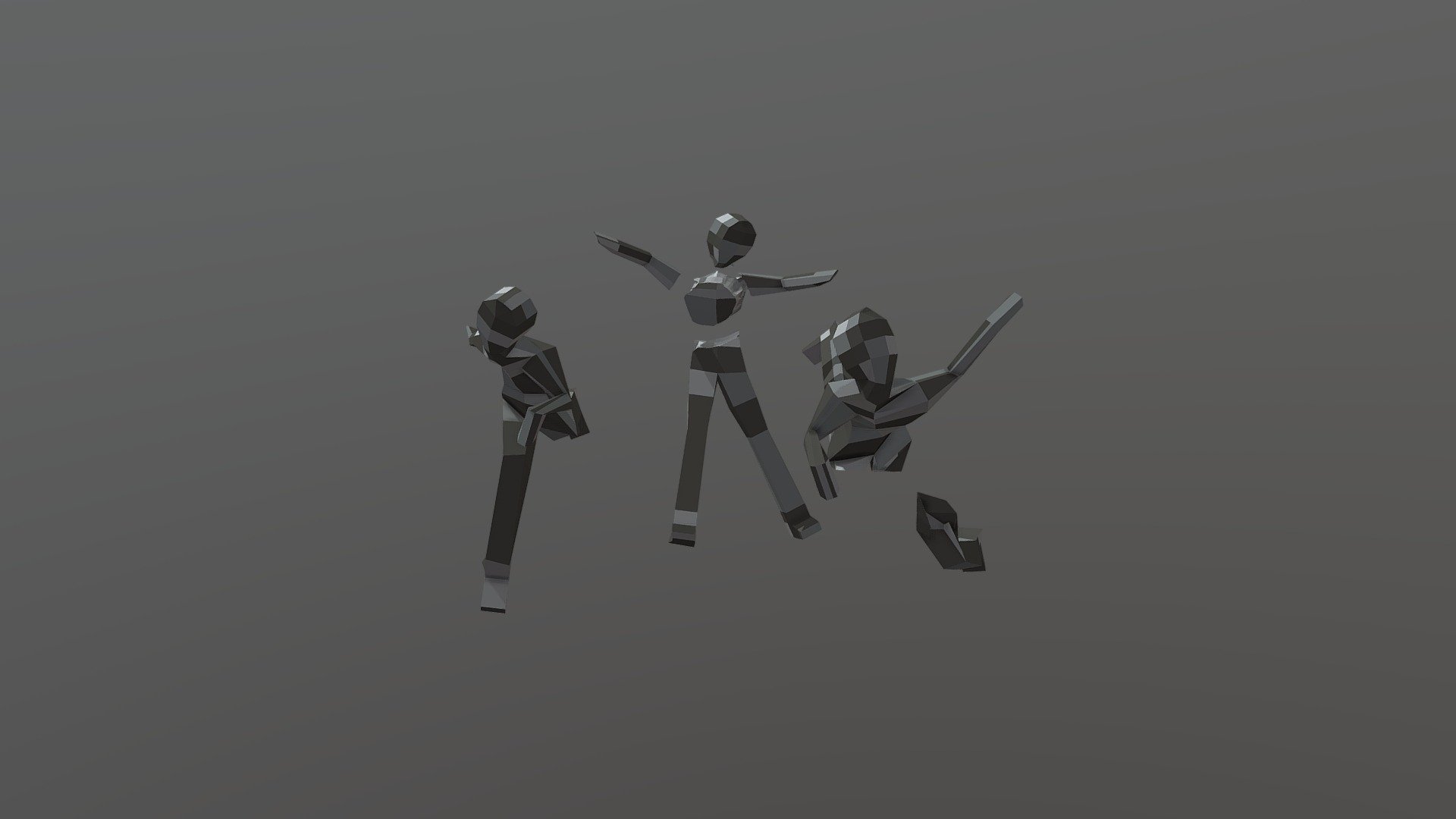 Low Poly Practice - 3D model by bowmanruto [8deb655] - Sketchfab