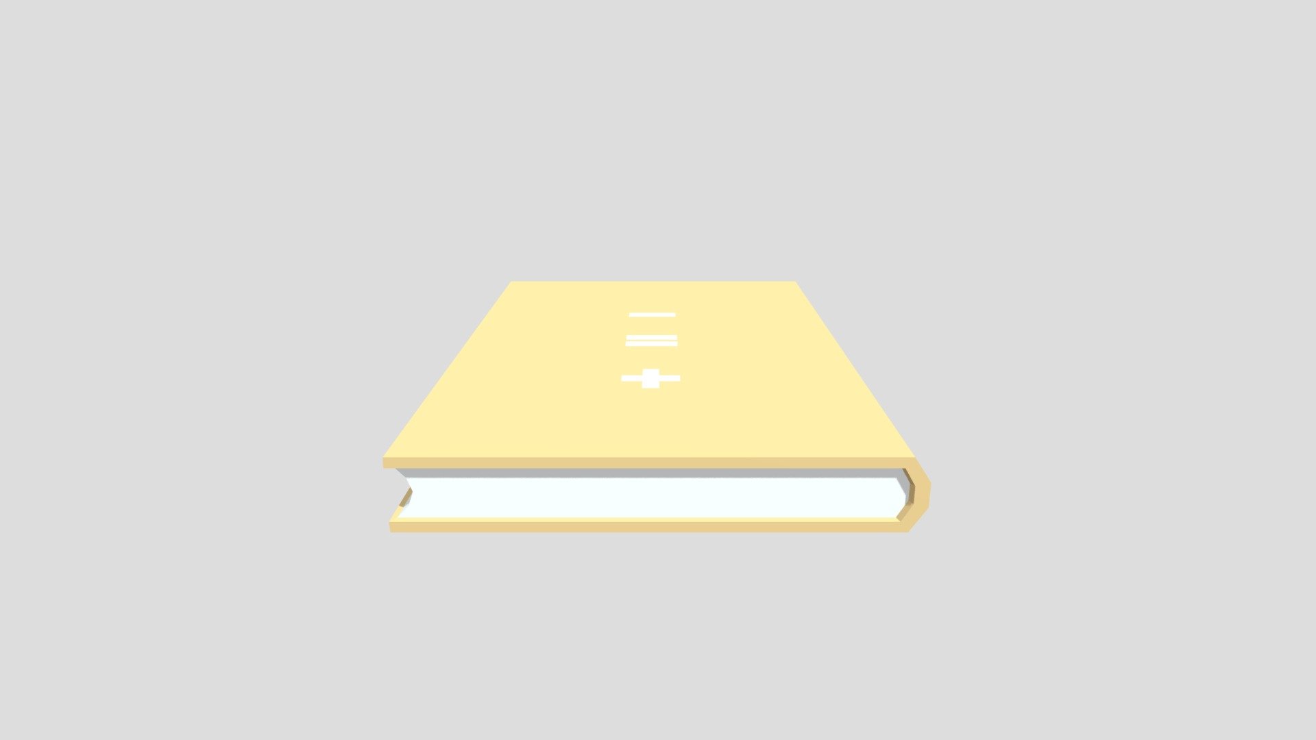 Textbook from Poly by Google - 3D model by IronEqual (@ie-niels ...