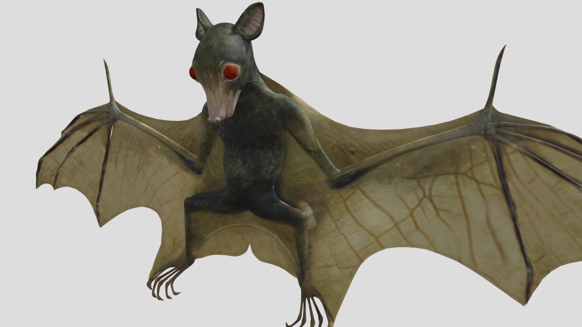 Bat - Download Free 3D model by victorberdugo1 [8dedb13] - Sketchfab