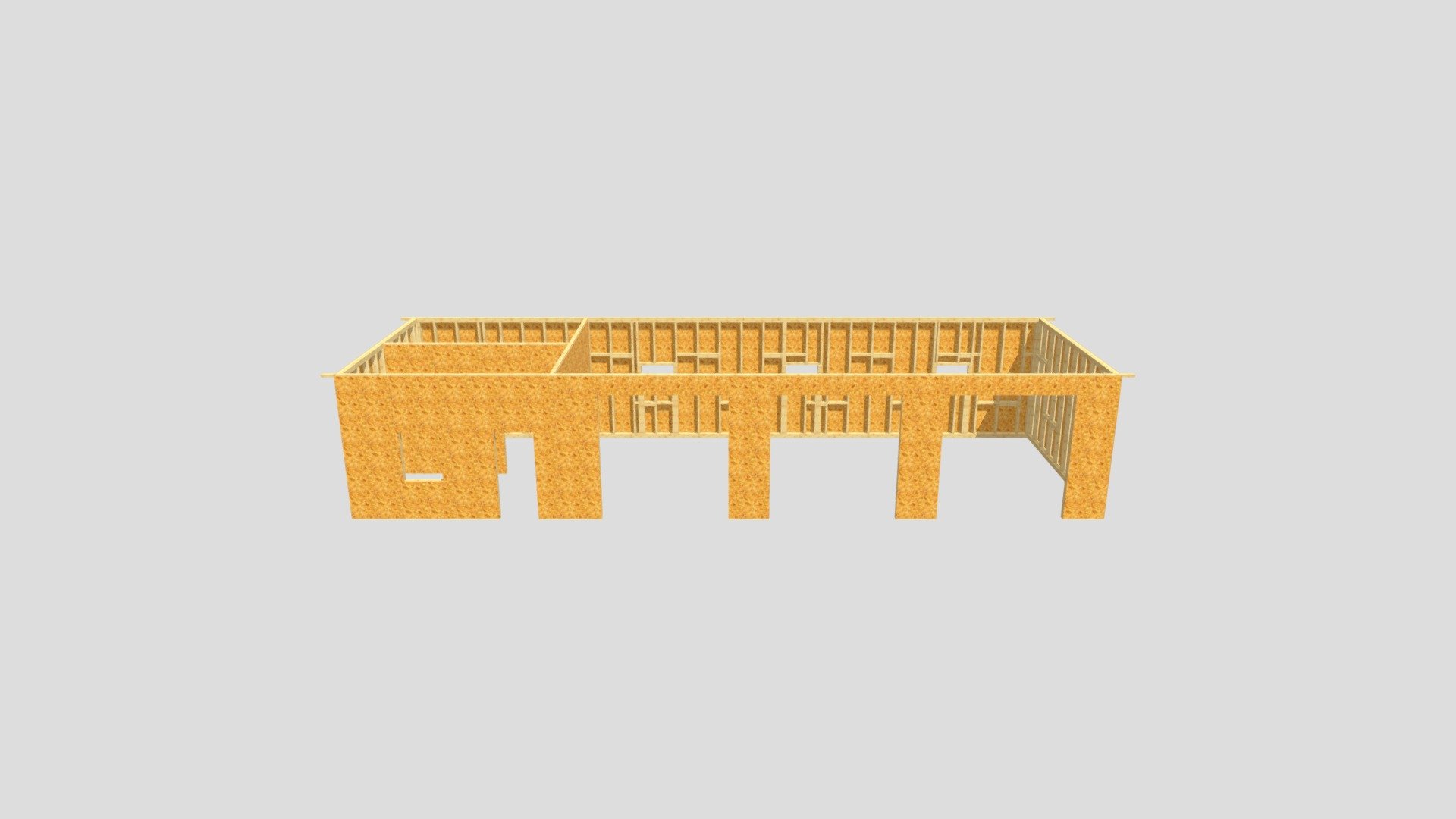 BM - Bud. Gosp.- Model 2 - Bez Dachu - 2024.06 - 3D model by Solcraft ...