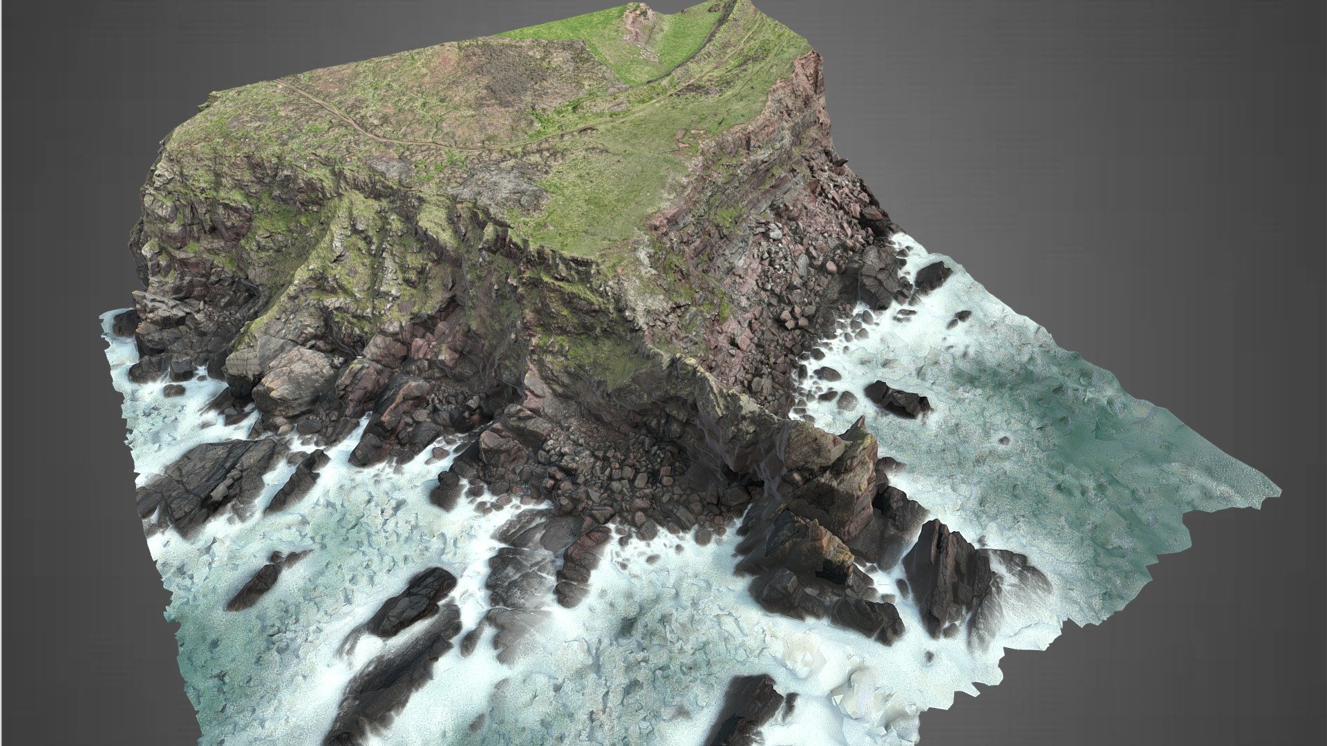 Little Castle Point - 3D model by Heneb [8df3c97] - Sketchfab