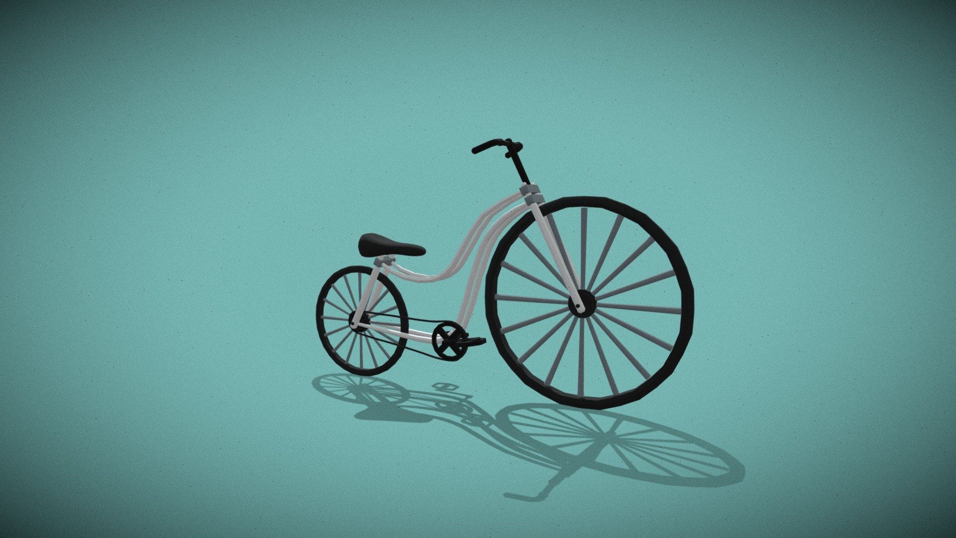 simple low poly classic bicycle - Download Free 3D model by lupas ...