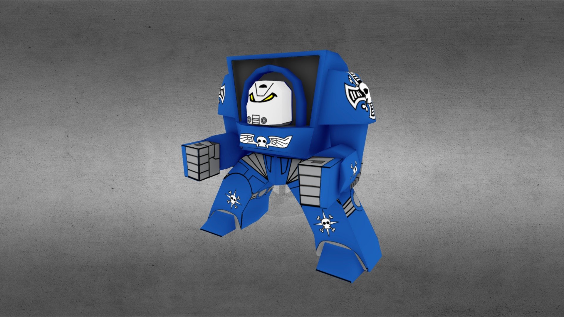 Low poly warhammer 40k terminator (WIP) - Download Free 3D model by ...