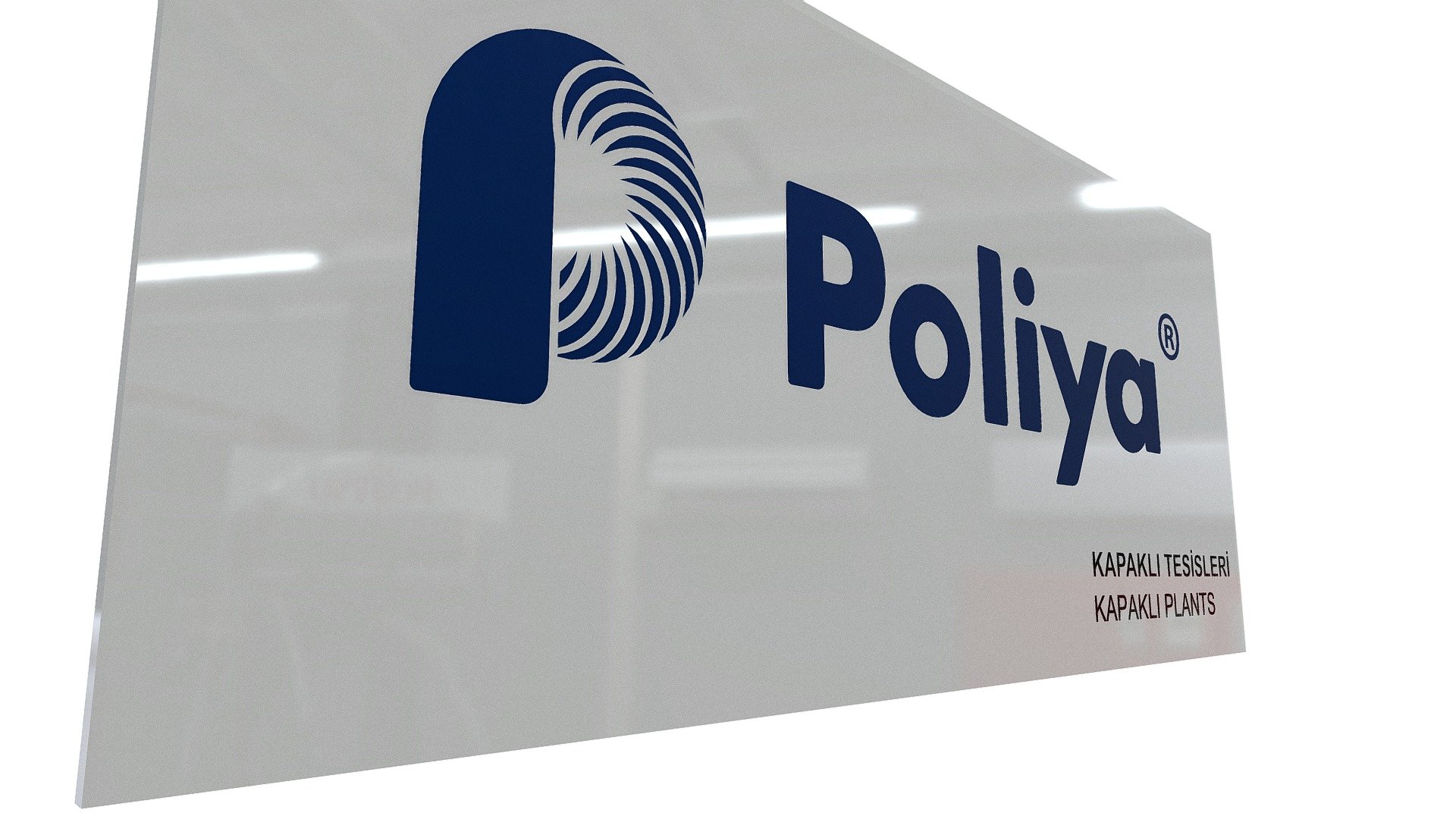 Poliya Kapaklı Tesisleri Tabela Tasarımı 3d - 3D model by Zirve Reklam ...