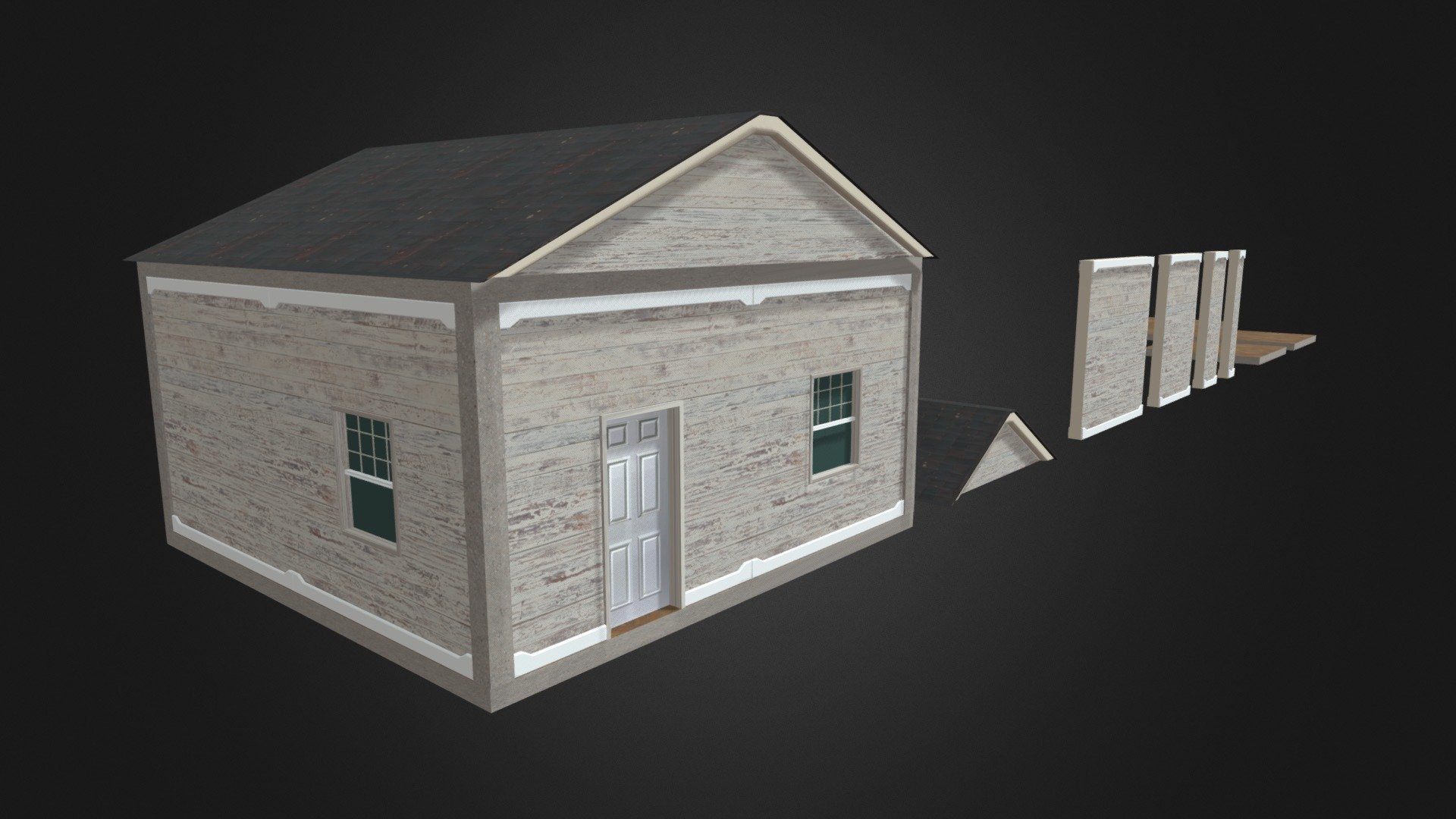 Modular House/American House/Free/Alpha - Download Free 3D model by ...