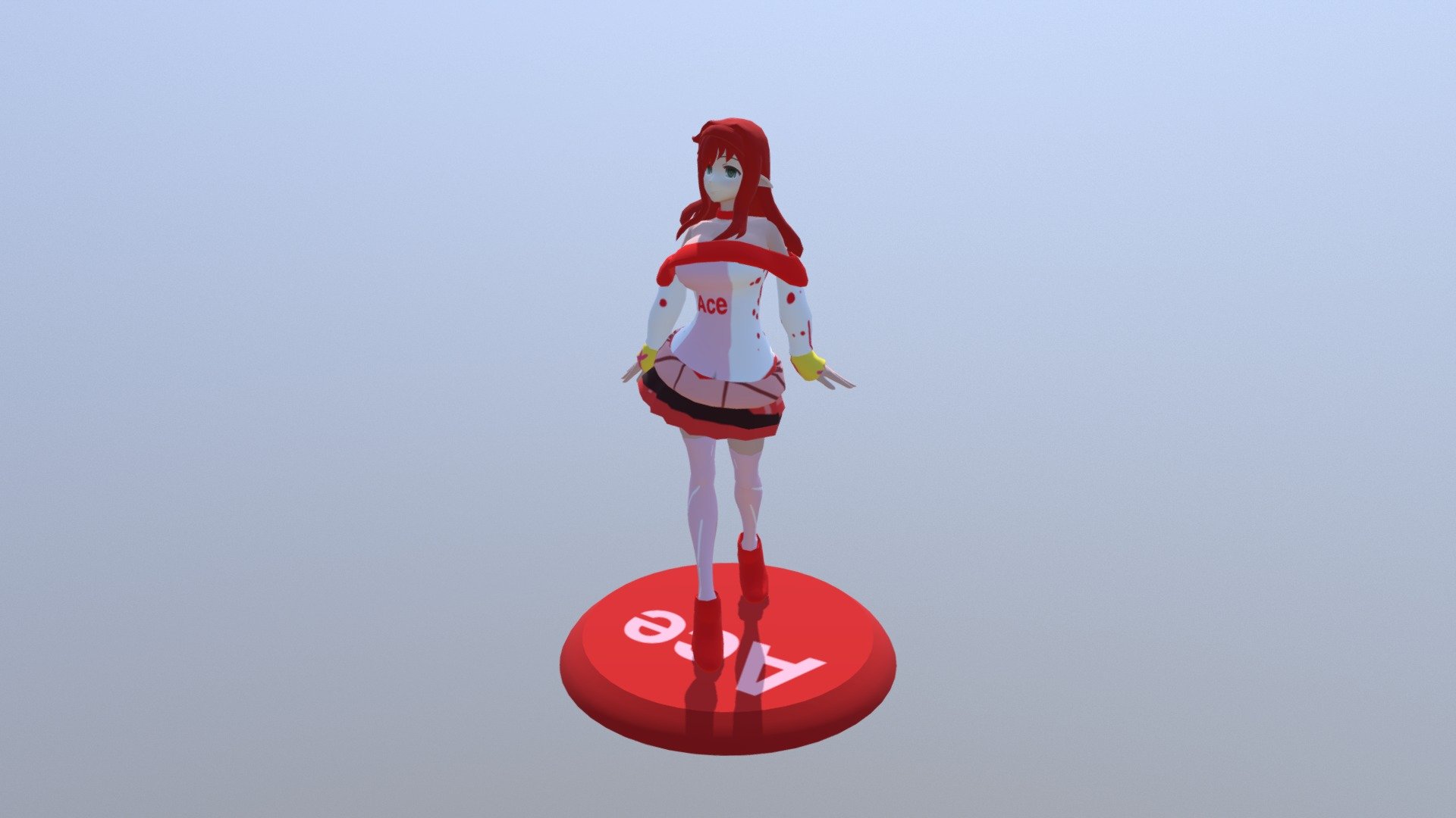 Ace girl - Download Free 3D model by Doggyseven [8df6071] - Sketchfab