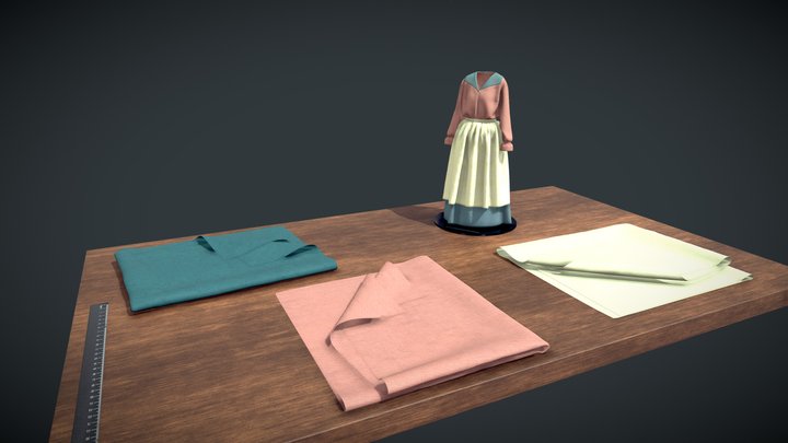 Apron 3D models - Sketchfab