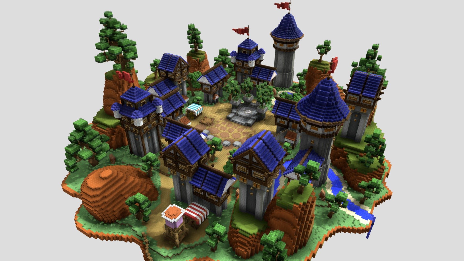 BlueApple - Server Lobby - 3D model by AizenessTeam (@suspectalien) [8df6268] - Sketchfab