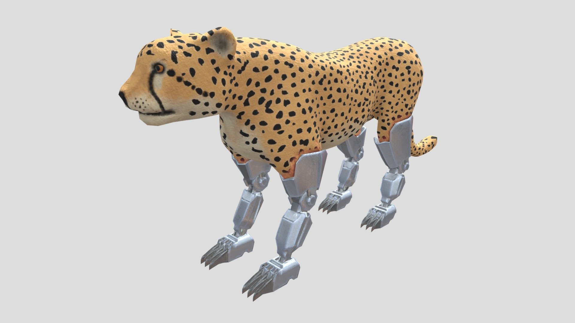 Cybercheetah - Download Free 3D model by Hilman Mauludin (@hilmatrix ...