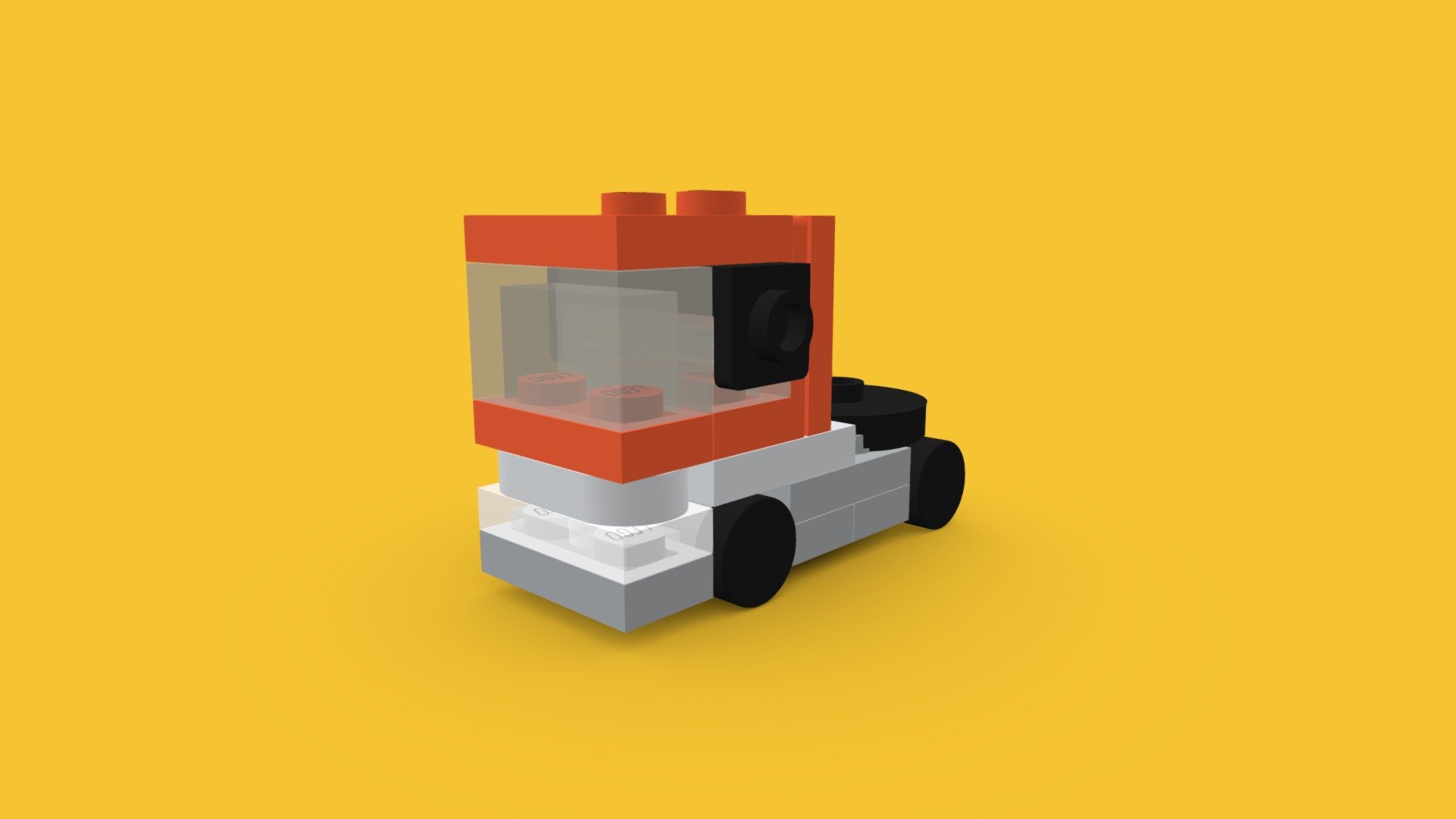 Micro LEGO Renault Magnum Truck MOC [#0222] - Download Free 3D model by ...