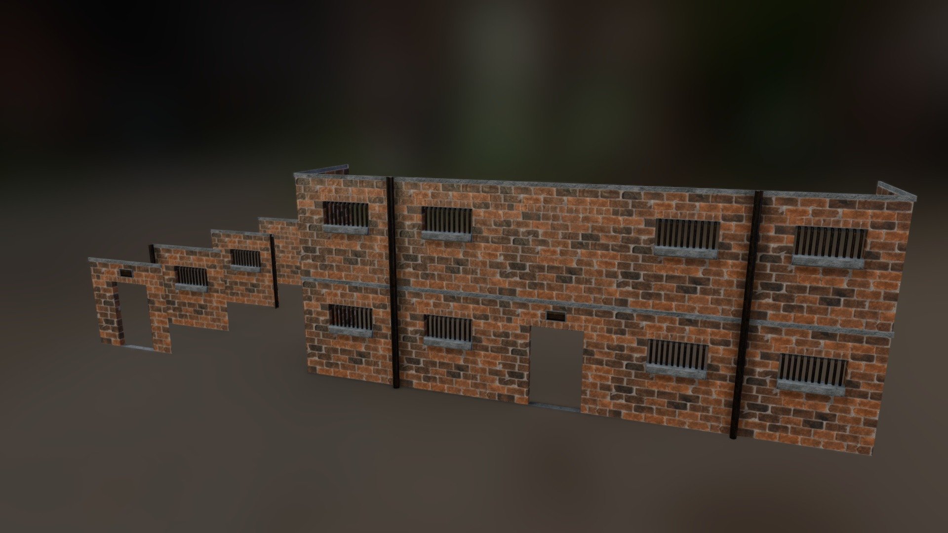 Modular Brick Prison - Trim Sheet - 3D model by heathermichno [8df9371 ...