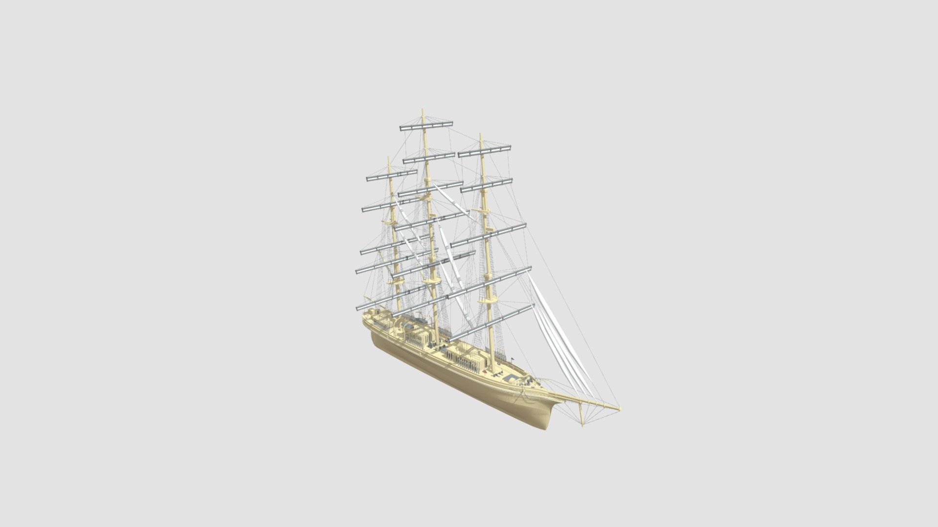 sailing ship - Buy Royalty Free 3D model by Evermotion [8df94ab ...