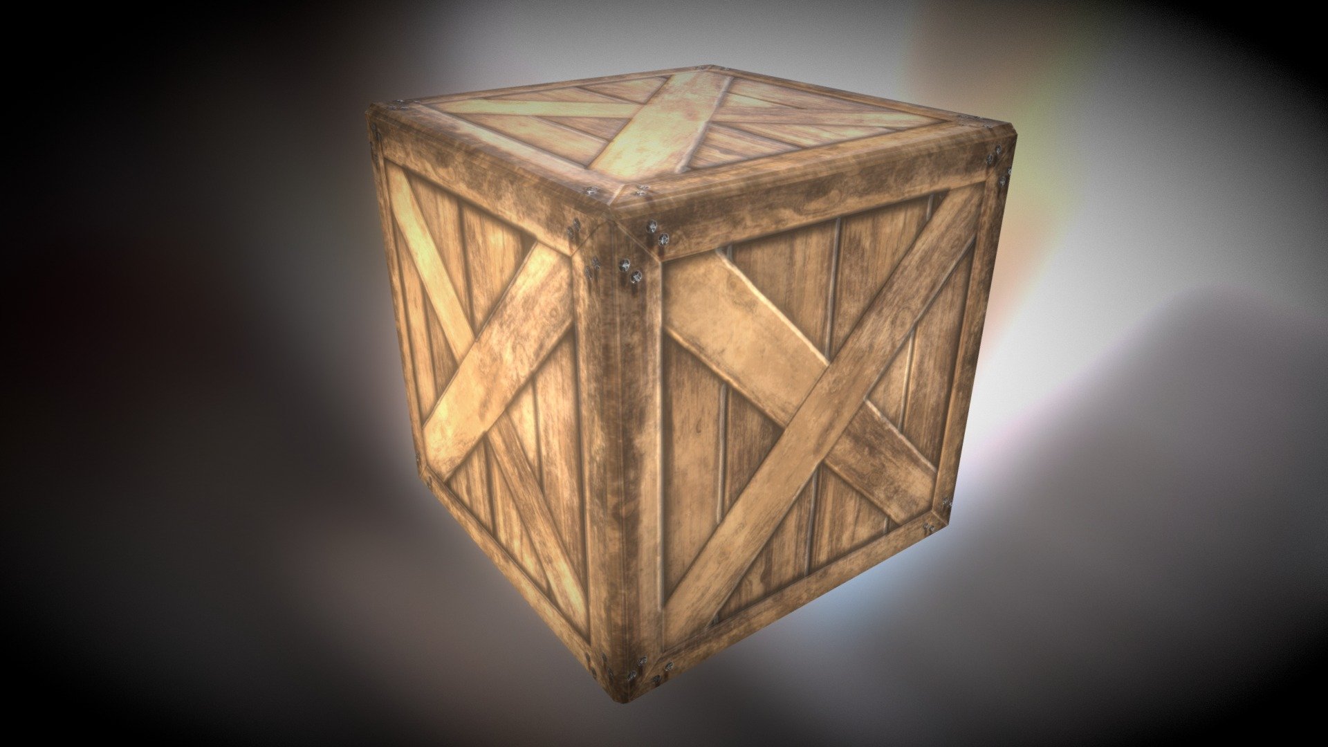 Wooden Crate Box Game Ready - 3D model by FunFant [8dfd749] - Sketchfab