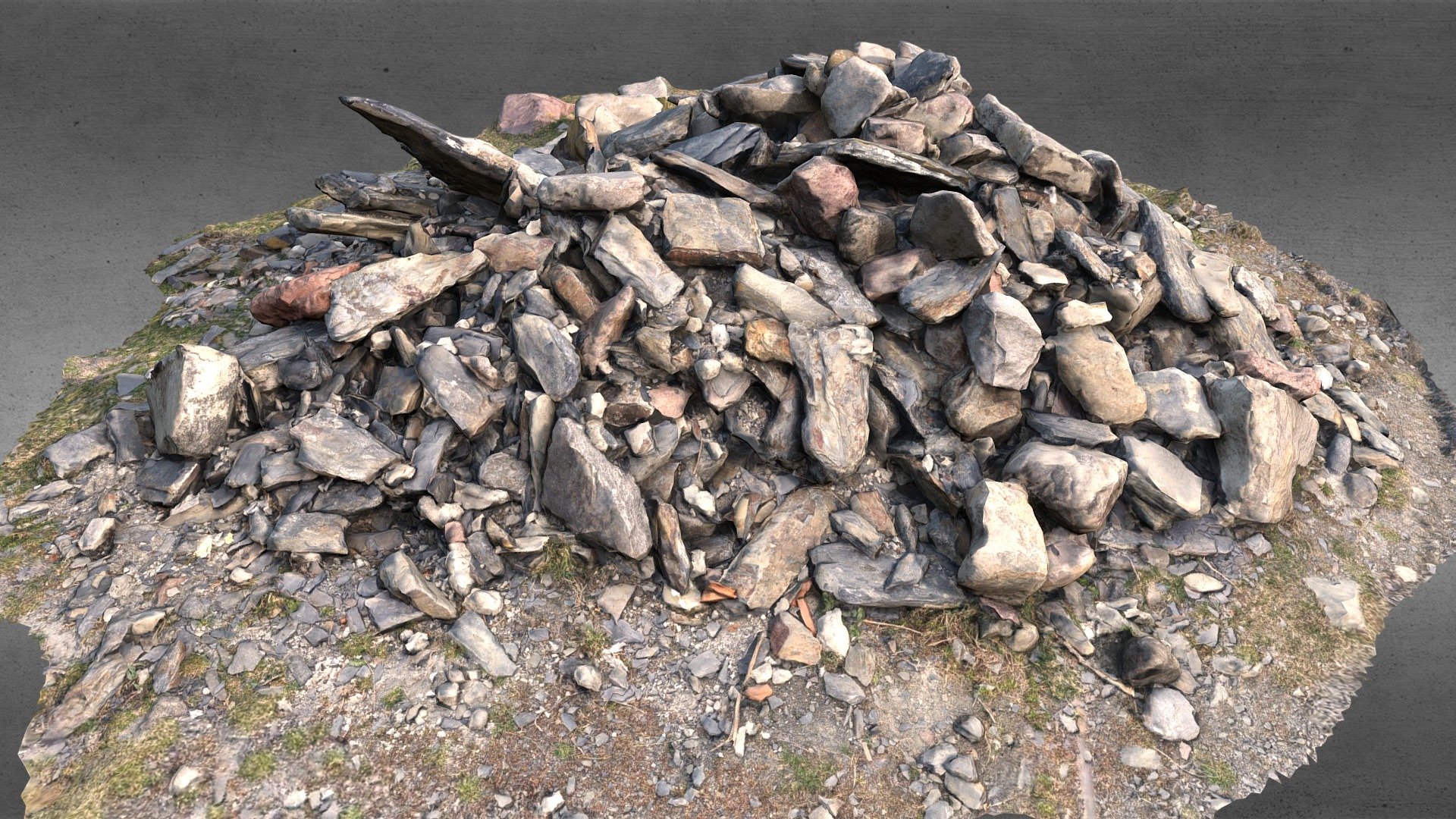Huge stone pile - Buy Royalty Free 3D model by Exploring Europe and ...