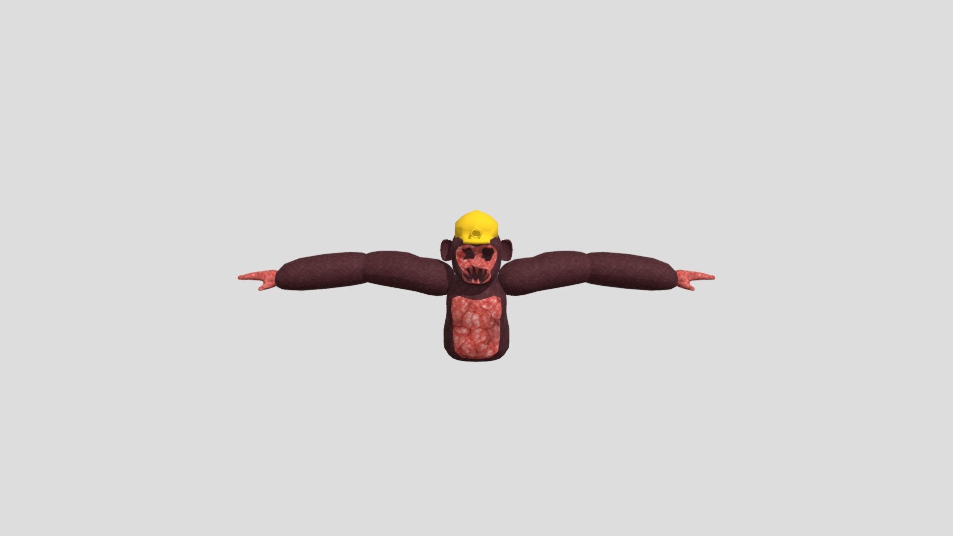 Scary_baboon mines monster - Download Free 3D model by GTMonkey ...