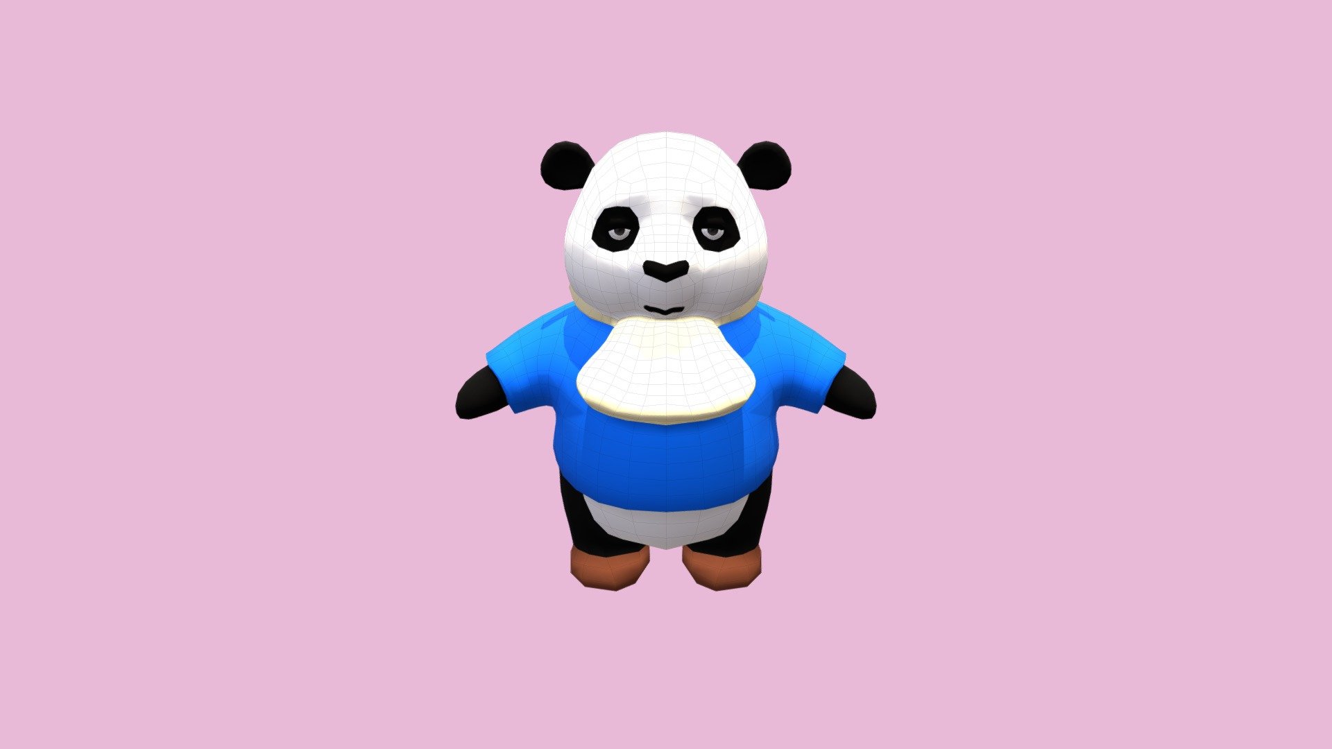 Panda NPC - 3D model by Aga Malina (@agaraspberry) [8dfe964] - Sketchfab