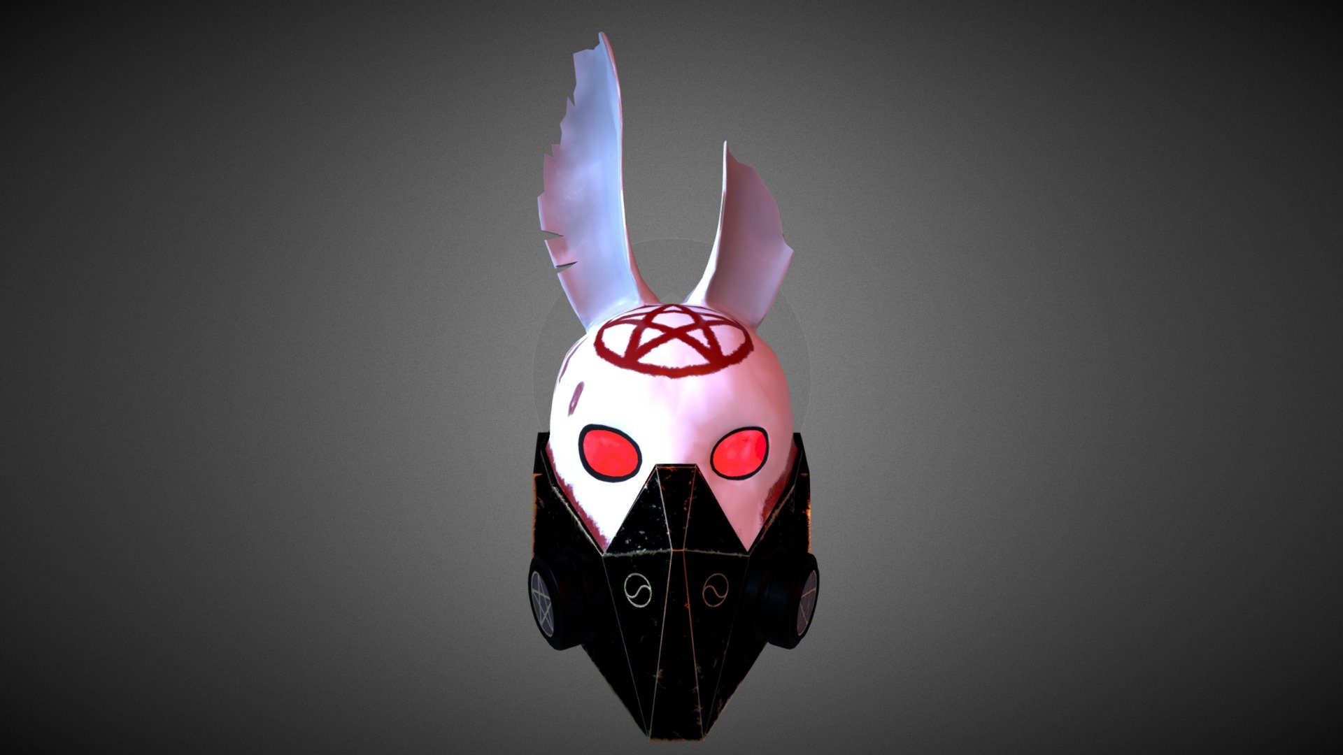 Demon Rabbit - 3D model by Anya Arvidsson (@AnyaArvidsson) [8e0168e ...