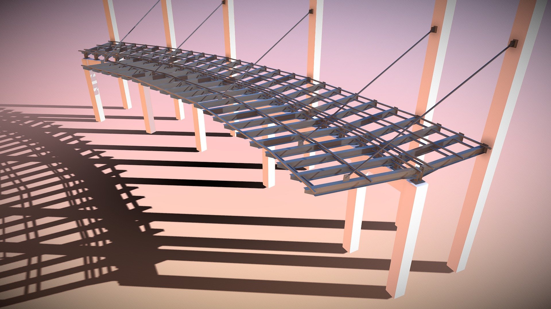 LOBBY ROOF - SEGMENTED - 3D model by proleed [8e021dc] - Sketchfab