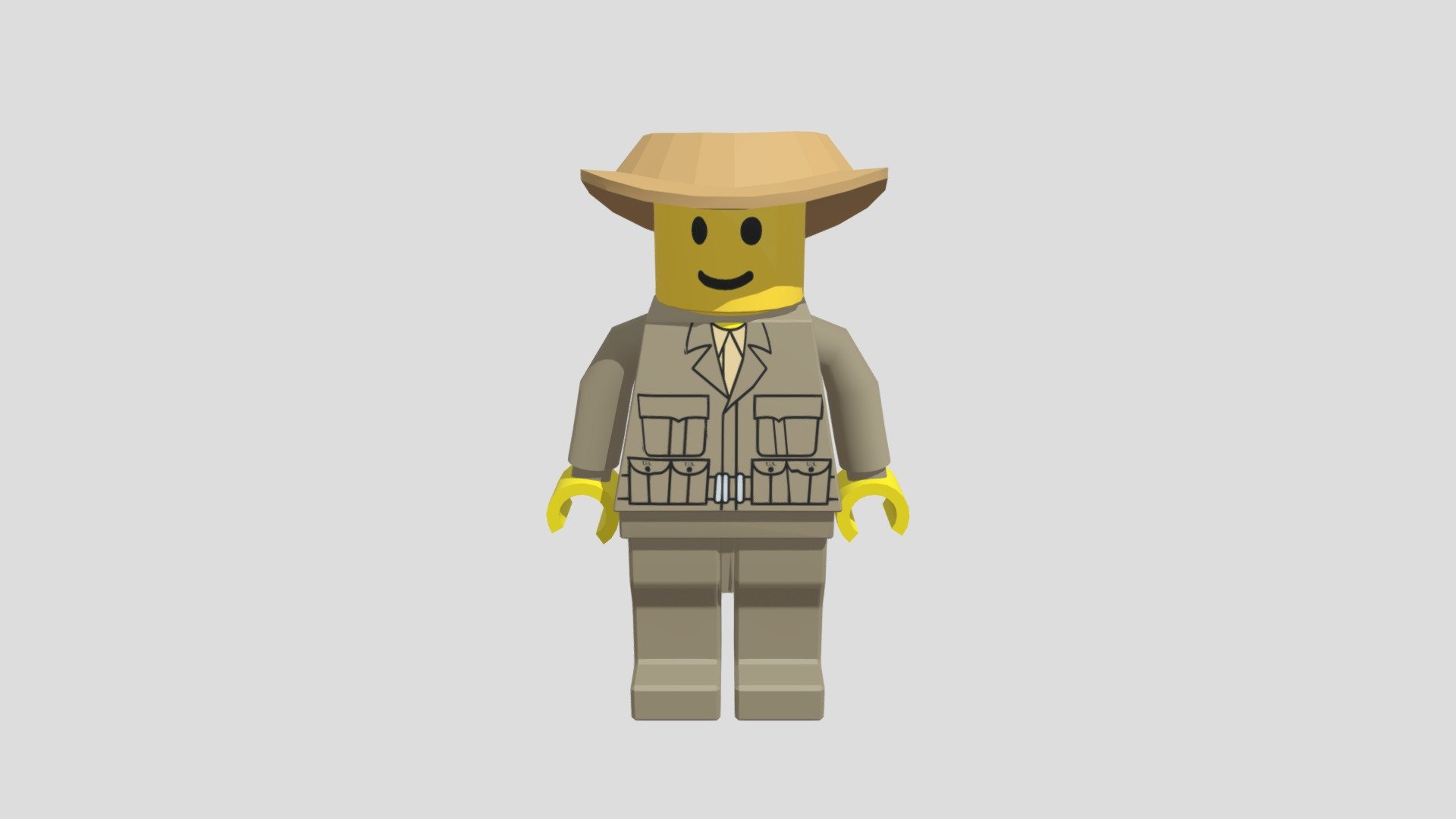 Lego Man - 3D model by rhoover [8e04817] - Sketchfab