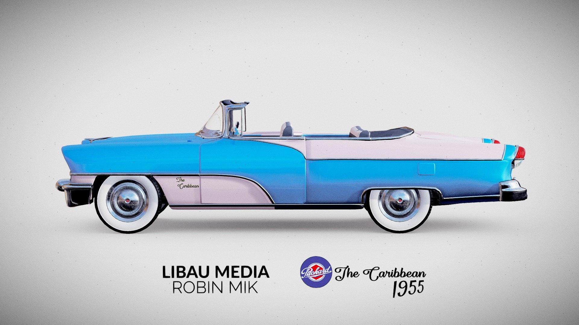 FREE 1955 American Convertible (Packard) - Download Free 3D model by ...