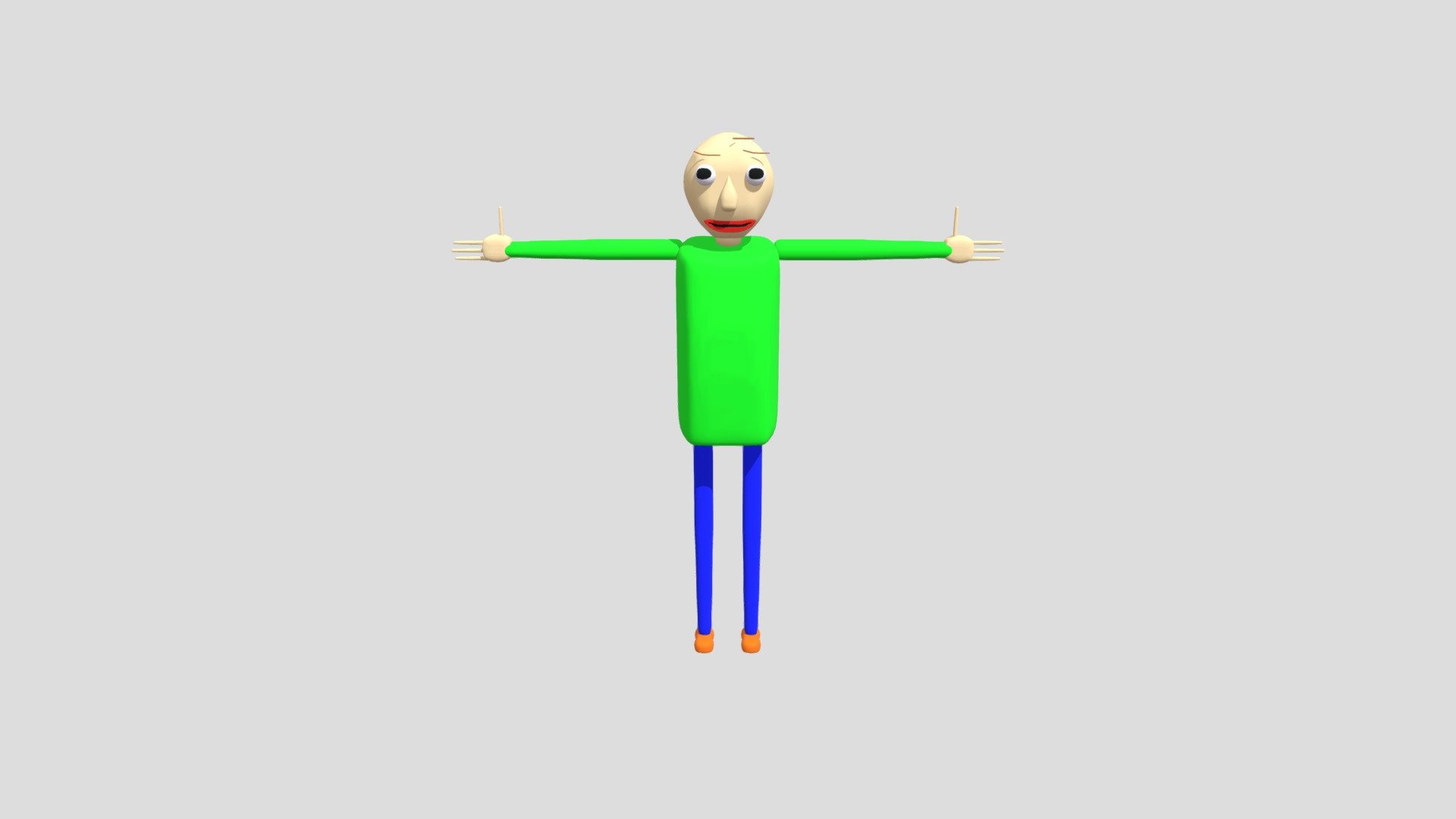OLD SFM BALDI - Download Free 3D model by BaldiMaker3000Fan [8e053b7] - Sketchfab
