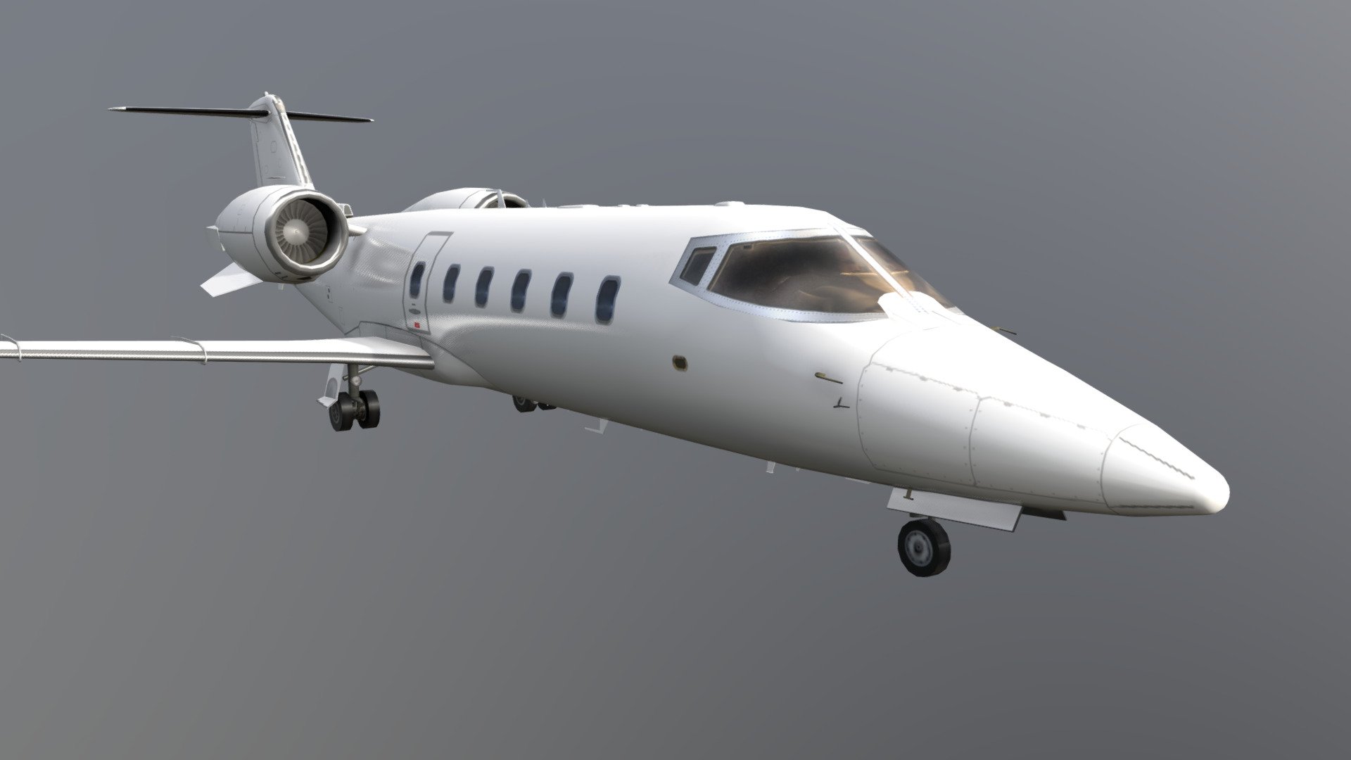 Learjet 60 - 3D model by paperscan [8e0627d] - Sketchfab