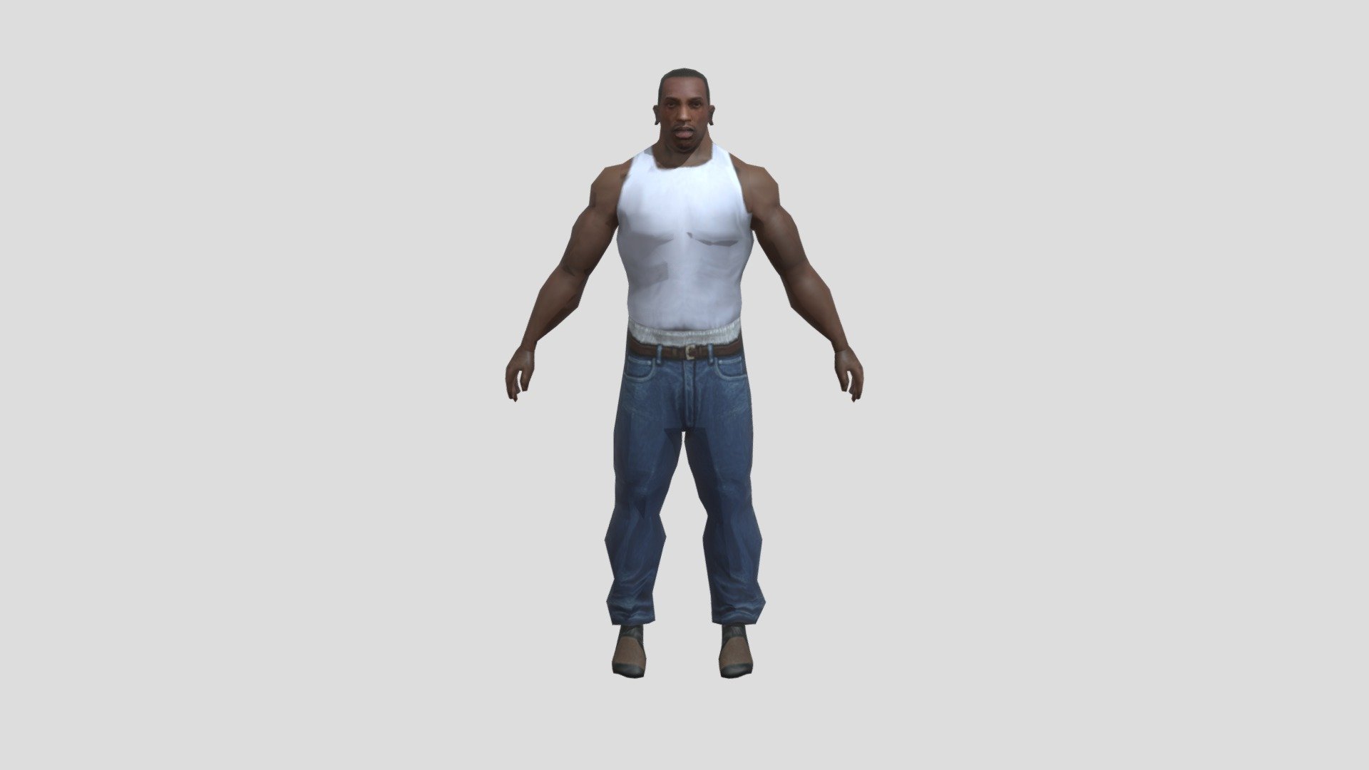 (FREE) Carl Johnson GTA San Andreas - Download Free 3D model by ...