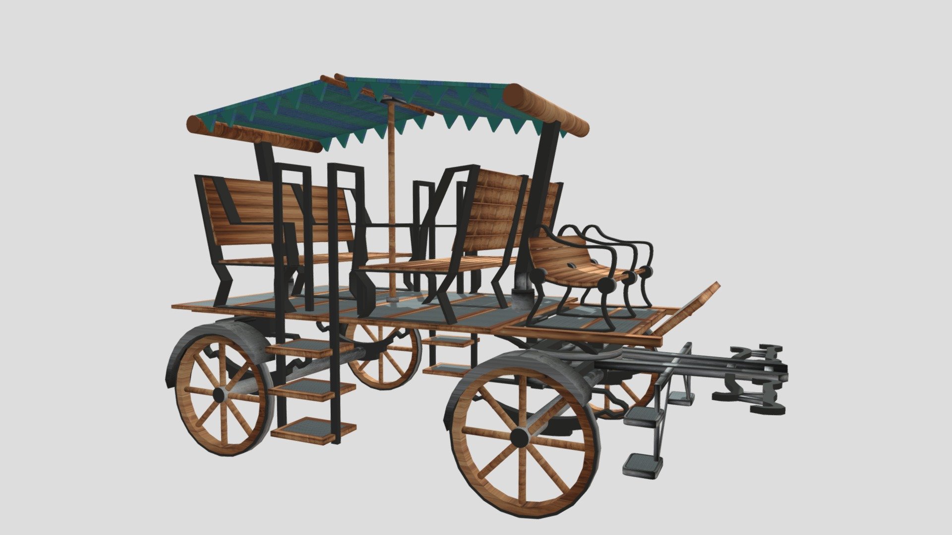 Horse Drawn Carriage 19 - Download Free 3D model by gogiart (@agt14032013) [8e07dce] - Sketchfab