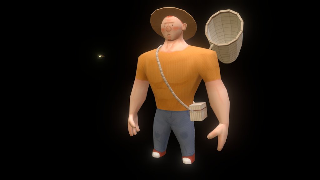 firefly and man - 3D model by an_toki [8e0845c] - Sketchfab