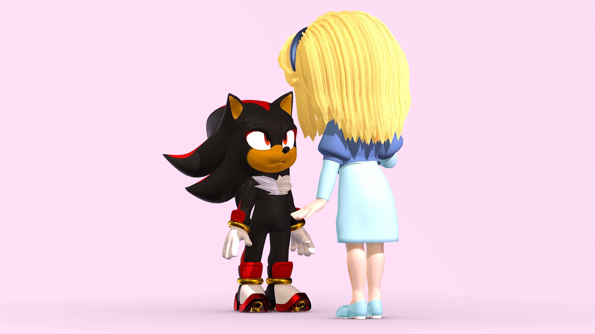 Maria and Shadow | Free - Download Free 3D model by Teva (@TerrAxy ...