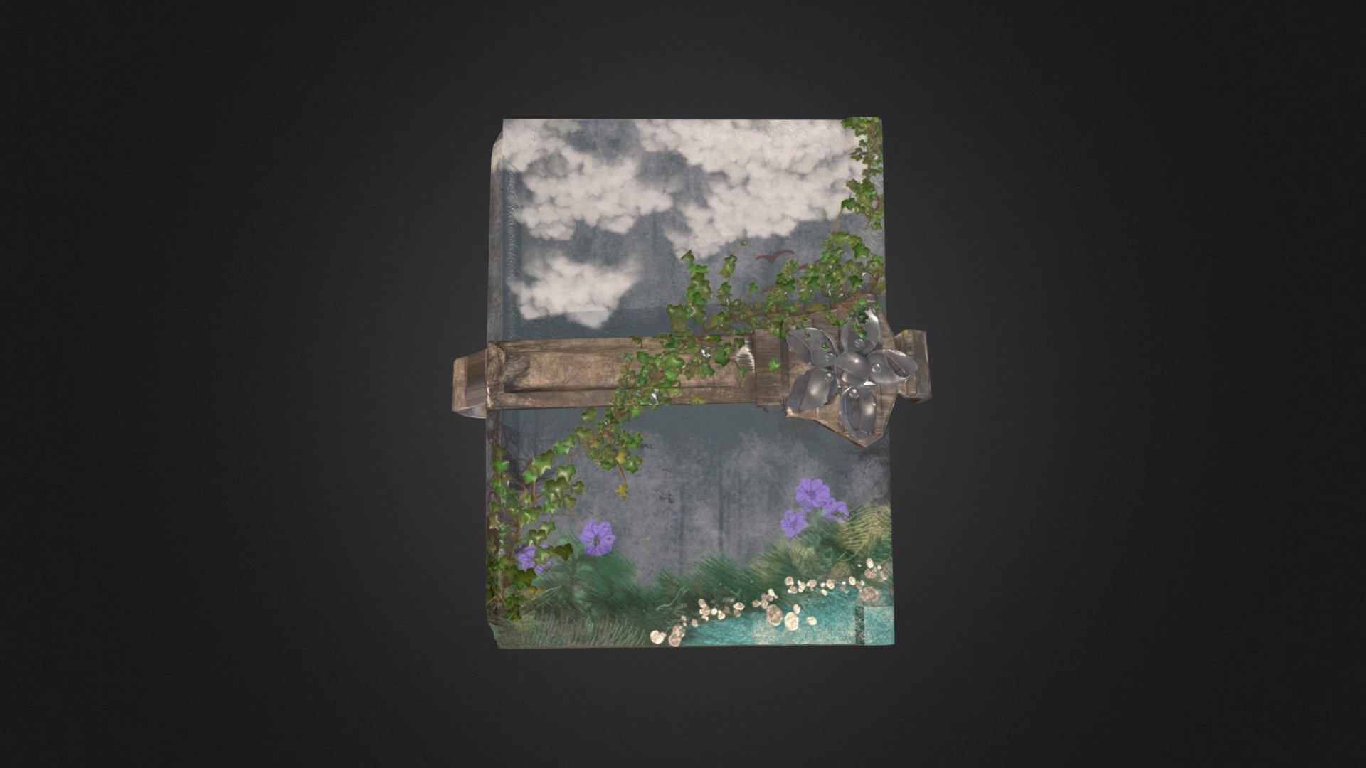 Fantasy book hand painted front - 3D model by DodoMeshAM [8e09303 ...