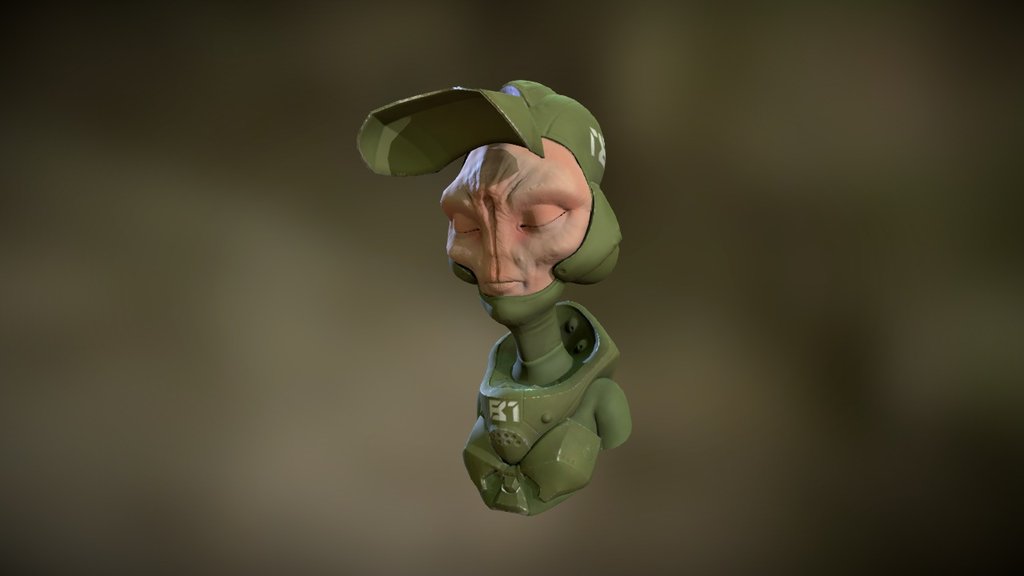 Alien Prof b1c2 - 3D model by amaury.scheen [8e09d29] - Sketchfab