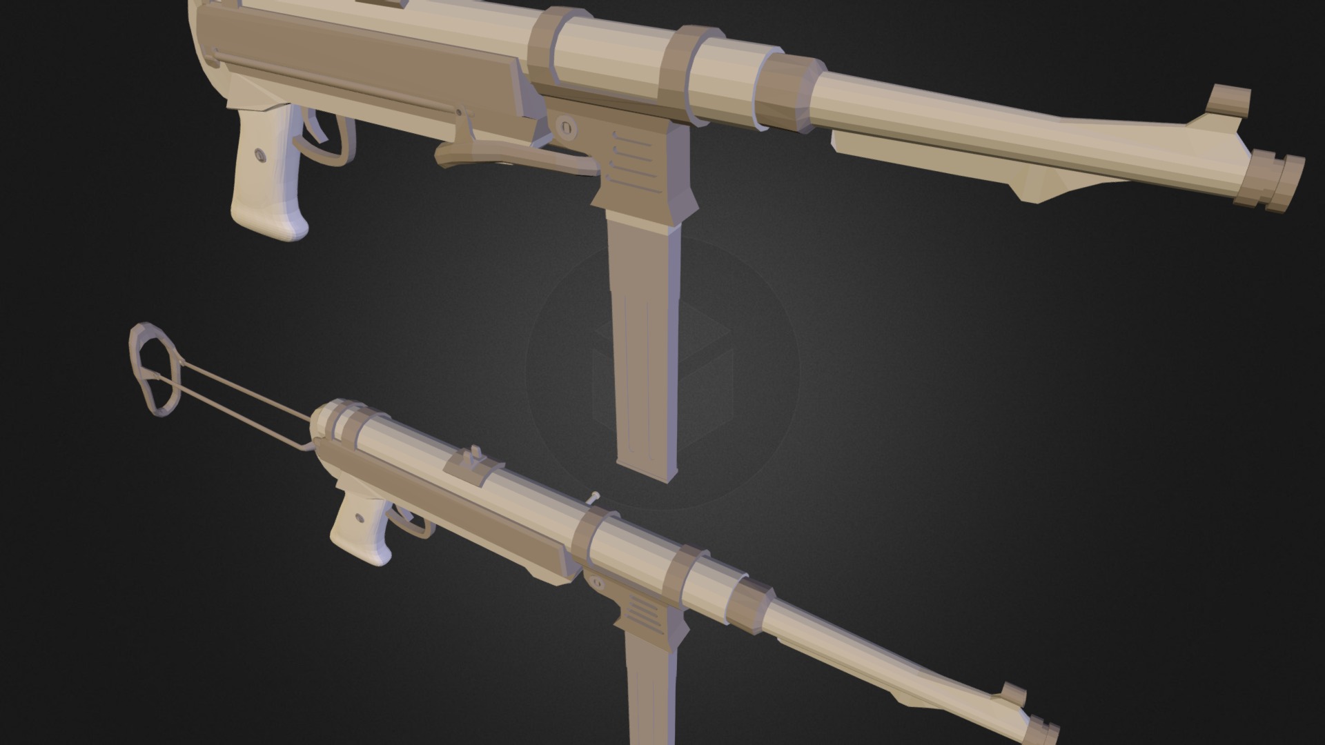 MP40 - 3D model by dark-design [8e0b07f] - Sketchfab
