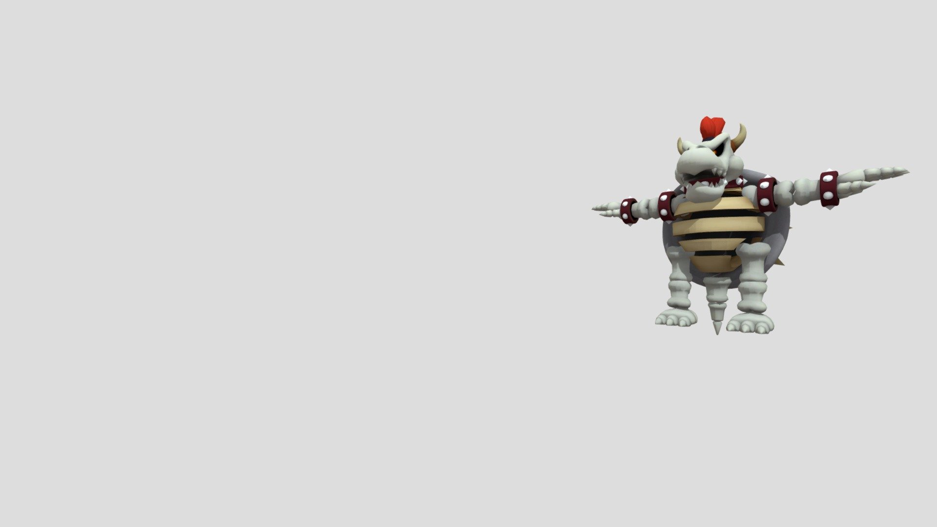 Dry Bowser - Download Free 3D model by Shatel (@the_shatel) [8e0b272 ...