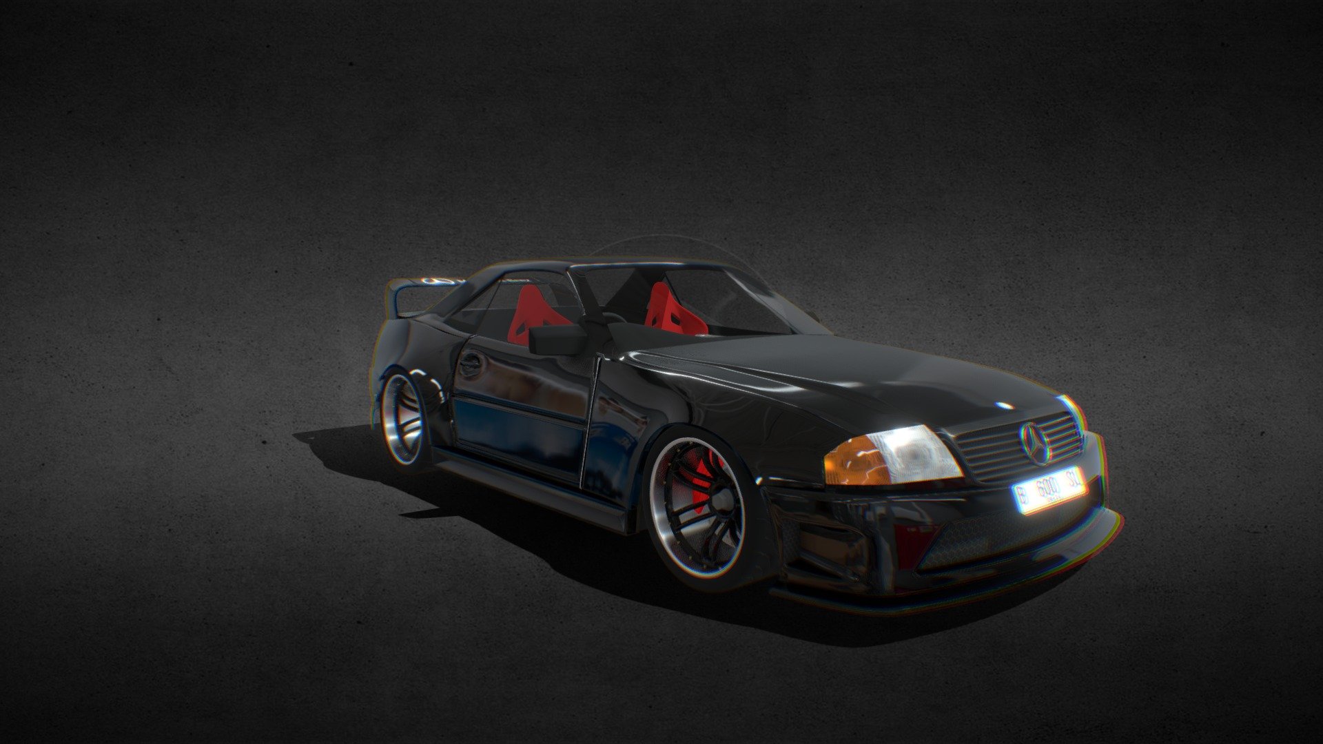 Mercedes Benz SL600 R129 Widebody kit - Download Free 3D model by the ...