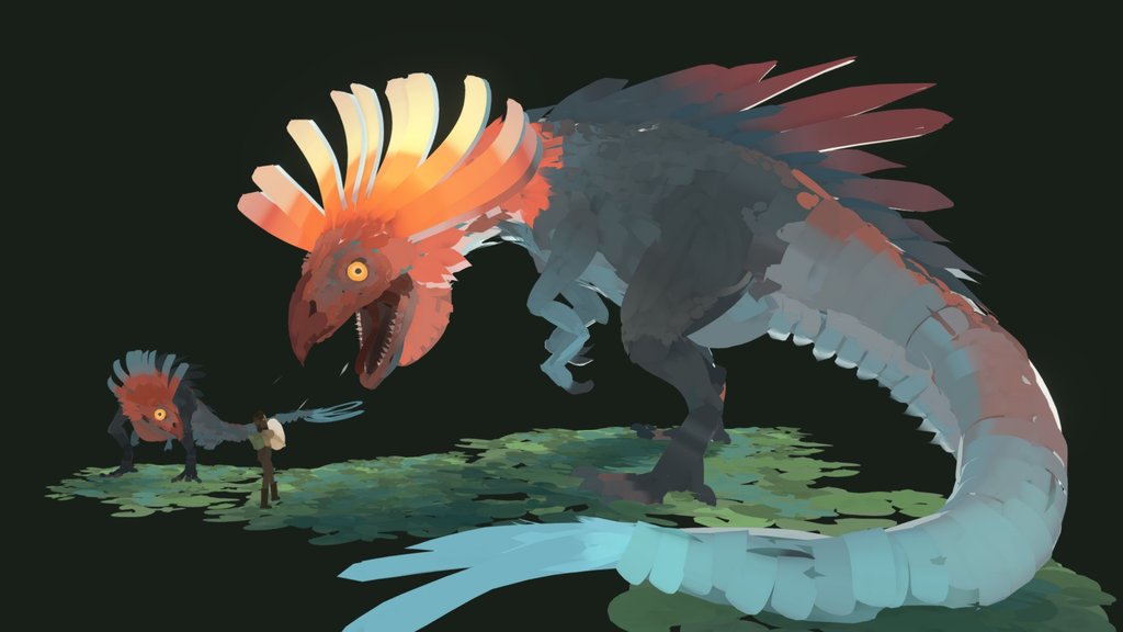 Dragon Game Style - A 3D model collection by abbyofdragons - Sketchfab