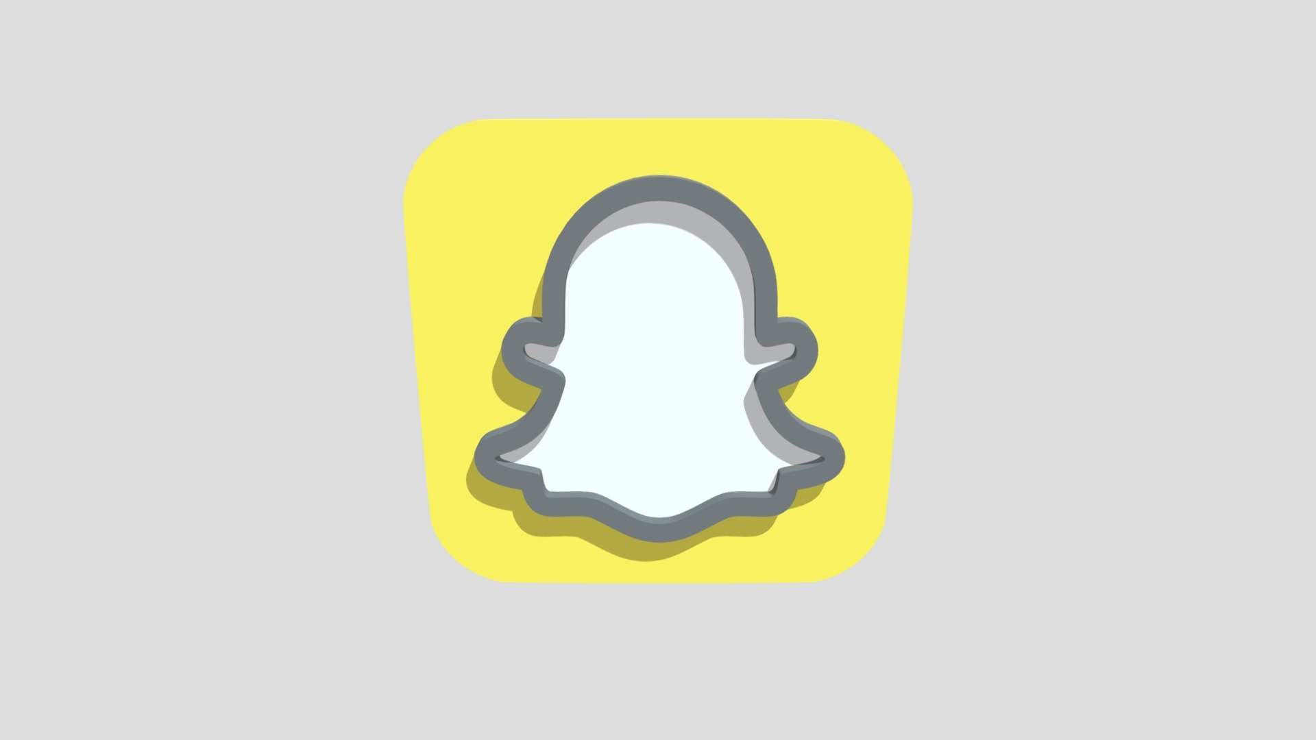 Snapchat-logo-glossy - Download Free 3D model by hayehunt [8e0c1d0 ...