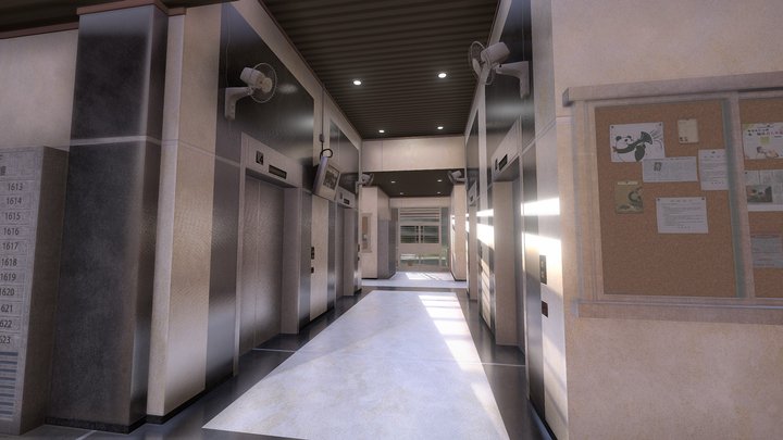 Elevator 3D models - Sketchfab