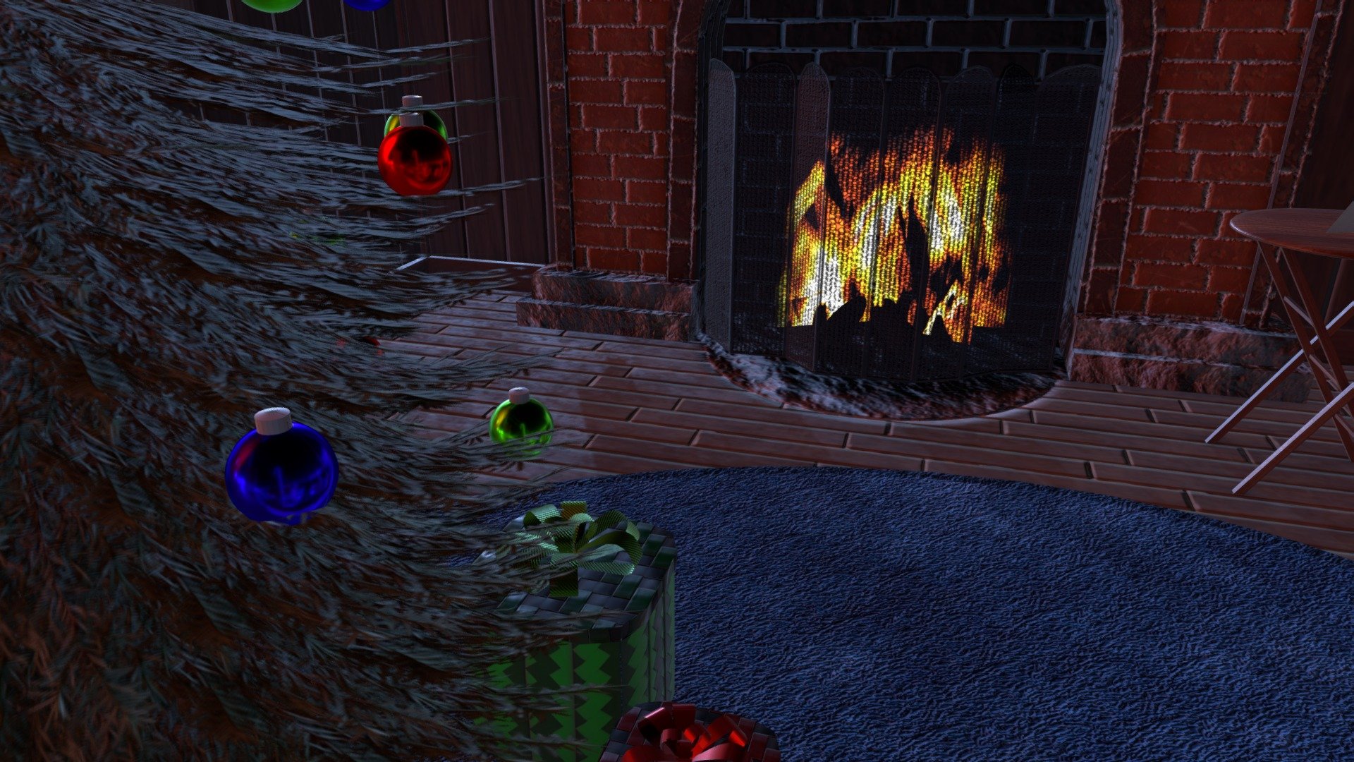 XMAS, Christmas scene - 3D model by MainArtsNStuff [8e0d432] - Sketchfab