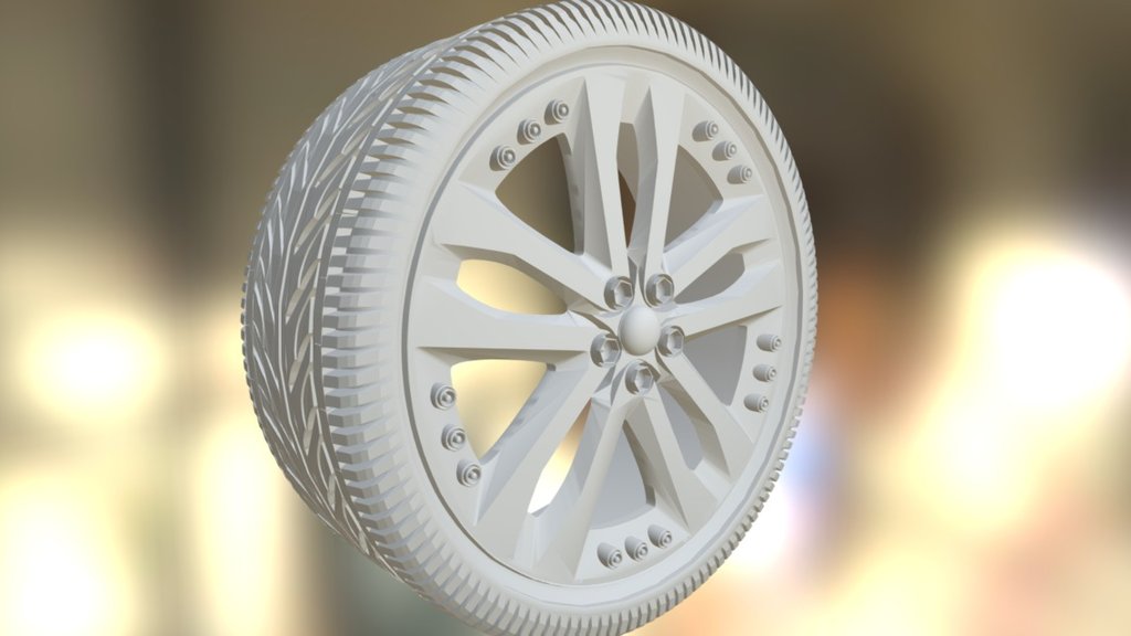 Wheel Exercise (Final Rim) - 3D model by photonmammoth [8e0d7f4 ...