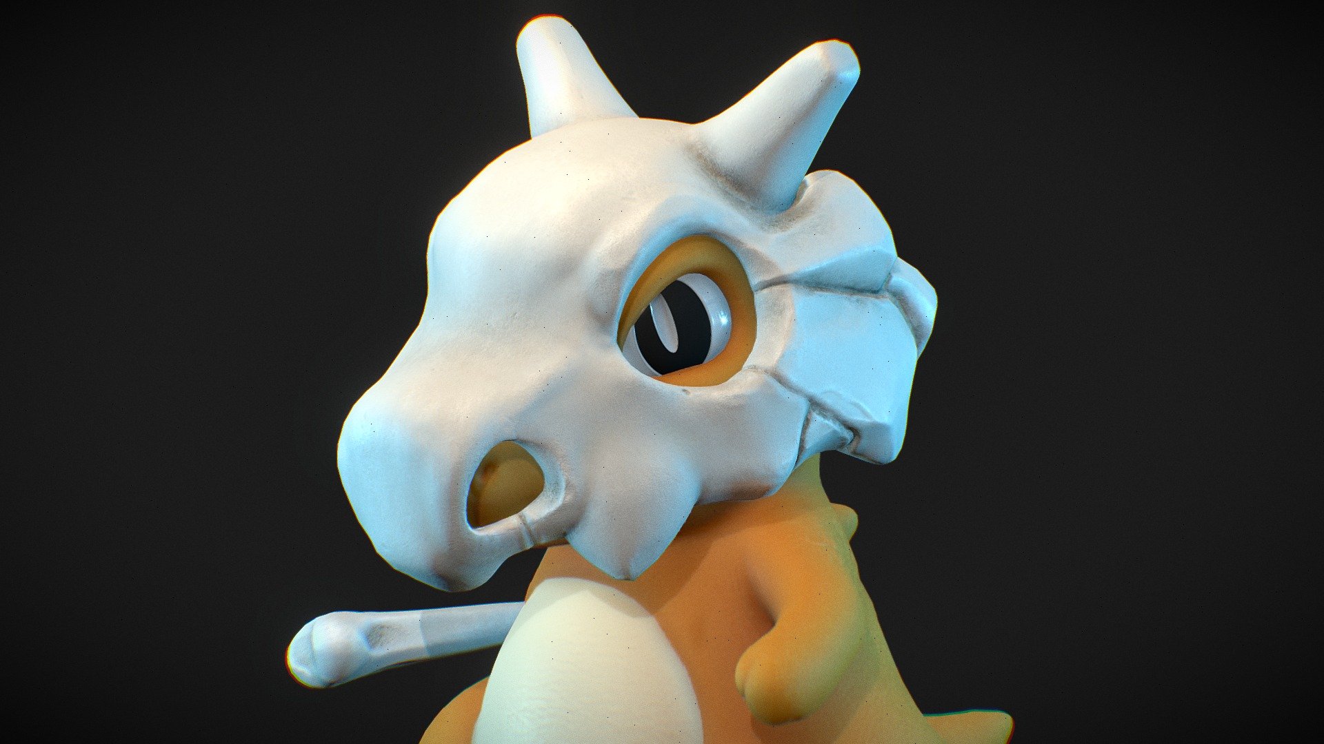 cubone - 3D model by Meow Croak (@MeowCroak) [8e0ee83] - Sketchfab