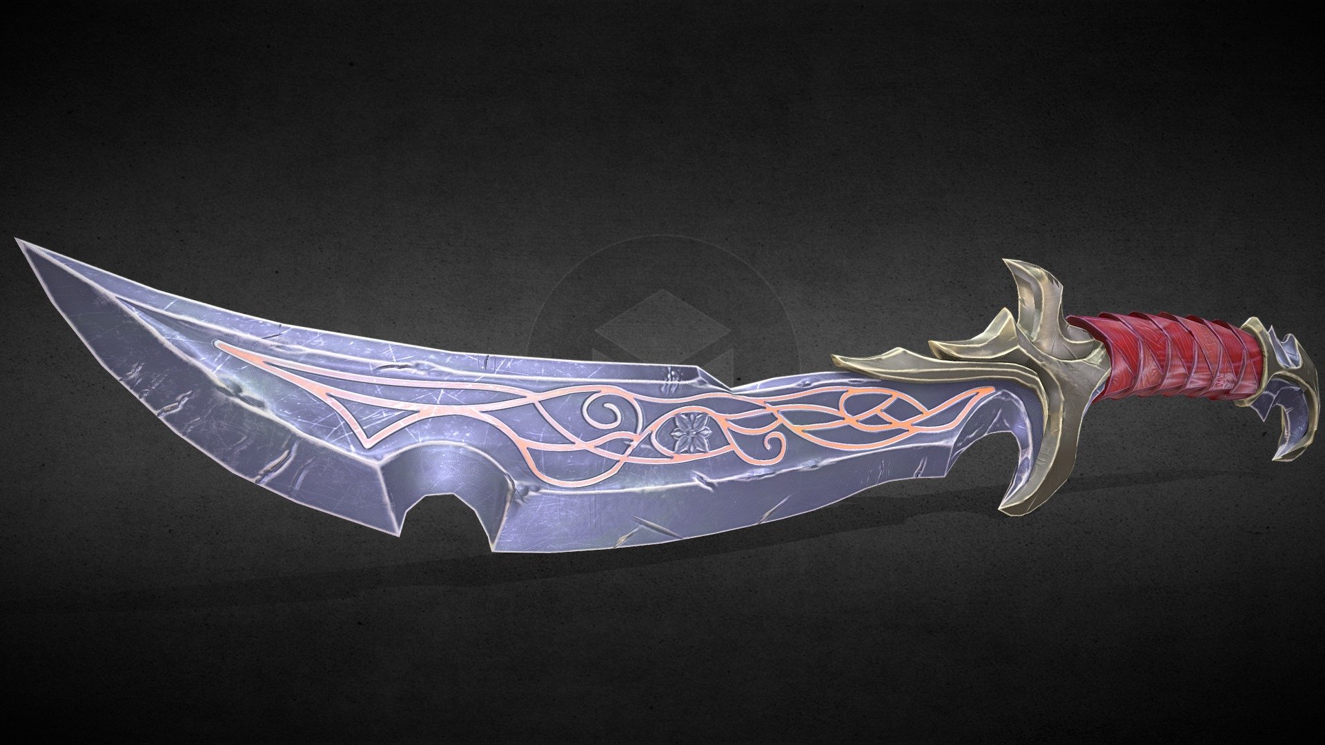 Stylized Dagger - Download Free 3D model by nico_hartl [8e0f00c ...