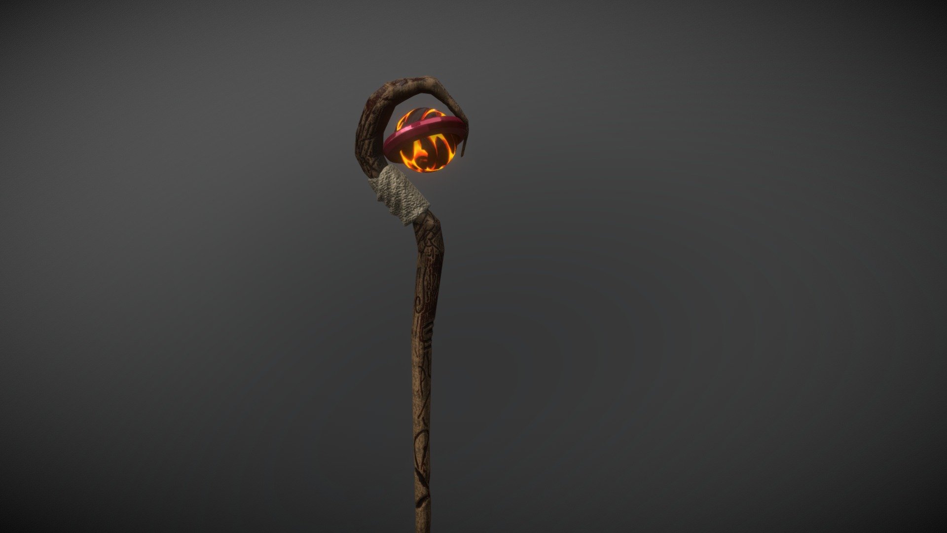 Starter Mage Staff - Download Free 3D model by eduo [8e10f6b] - Sketchfab
