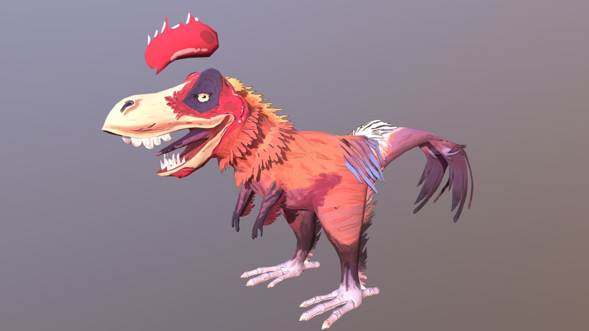 Chickennasaurus Rex - Download Free 3D model by Ca5pian [8e115ec ...