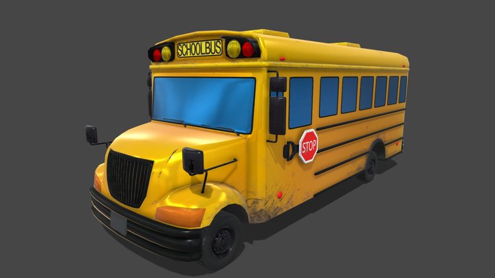 Schoolbus 3D models - Sketchfab