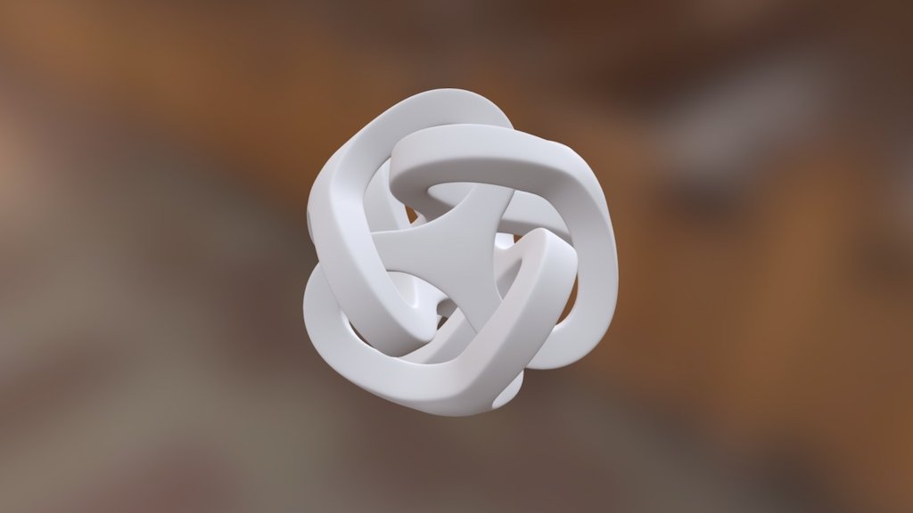 Interlocked Ball based on Tetrahedron - 3D model by Shengyi Wang ...