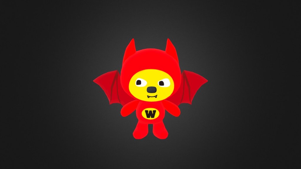 Red Bear - 3D model by merlin.mustache [8e1803b] - Sketchfab