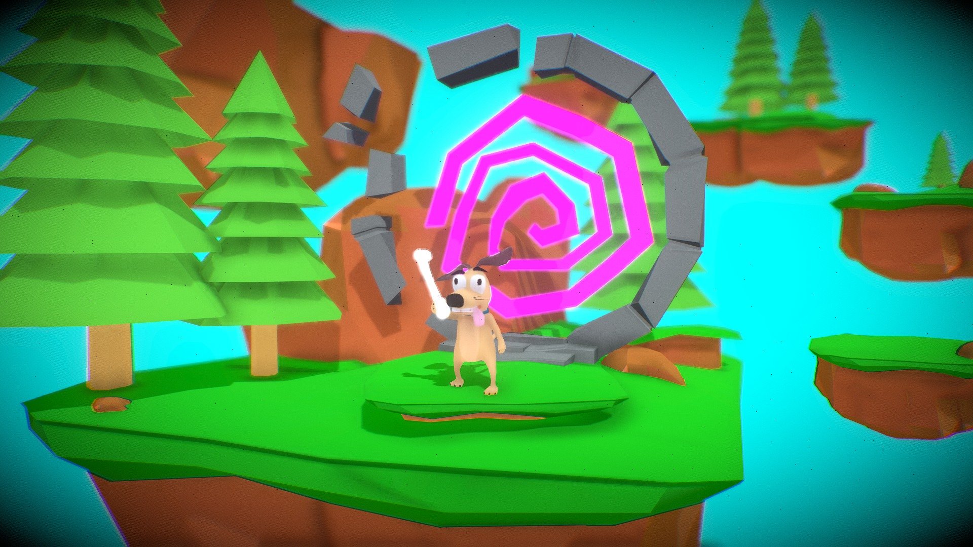 Barko & The Lost Bone: The Video Game - 3D model by Skywolf Game Studios (@SkywolfGameStudios ...