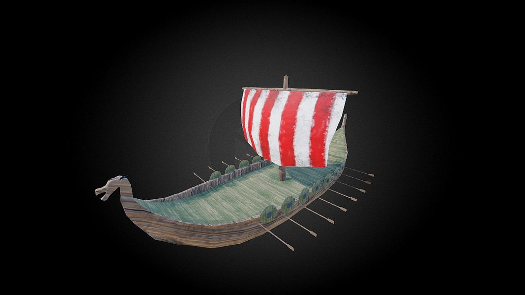 longboat - 3D model by John Keane (@johnkeane) [8e197c1] - Sketchfab