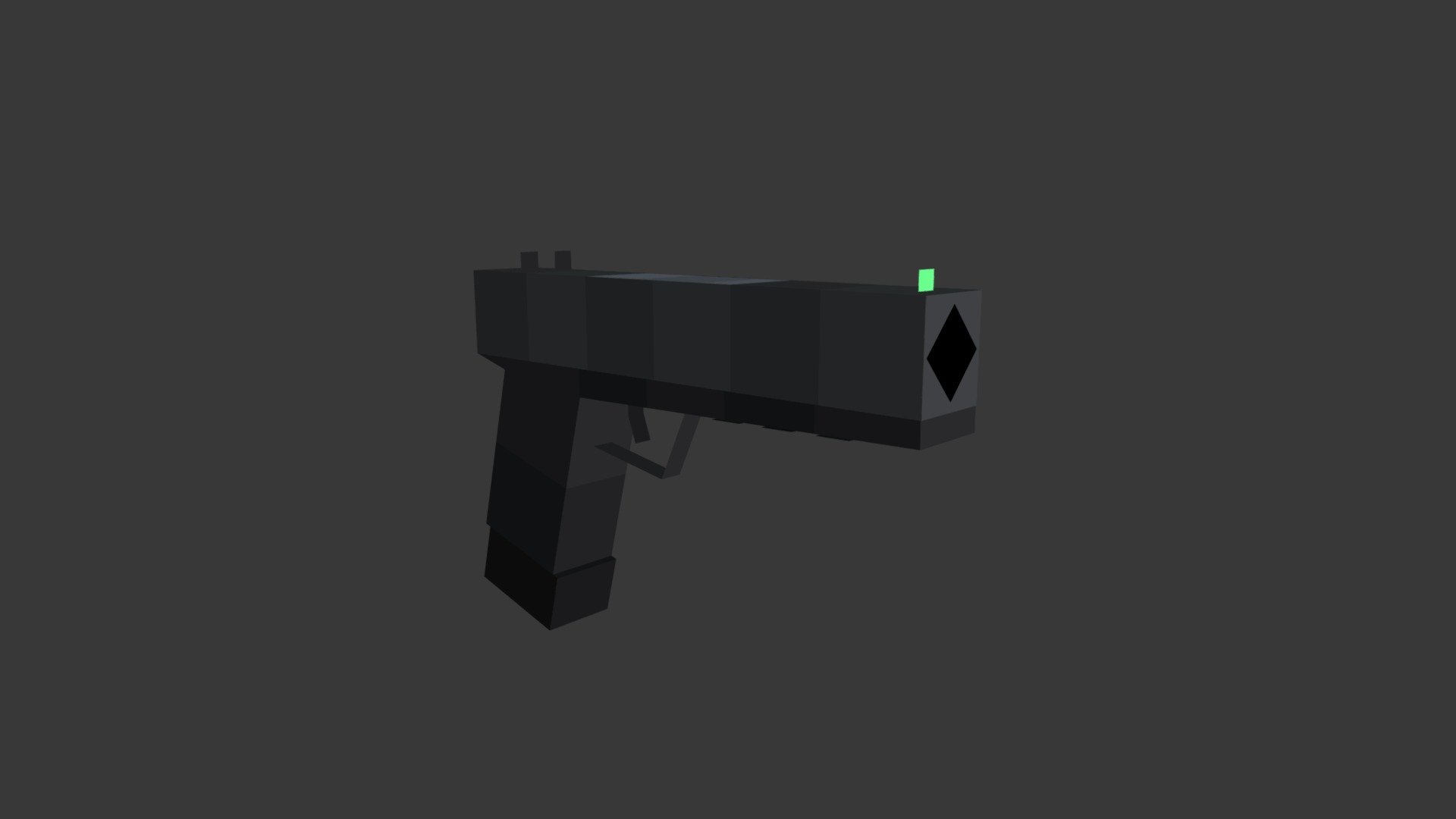 Minecraft Pistol - 3D model by Zhekca [8e1be0f] - Sketchfab